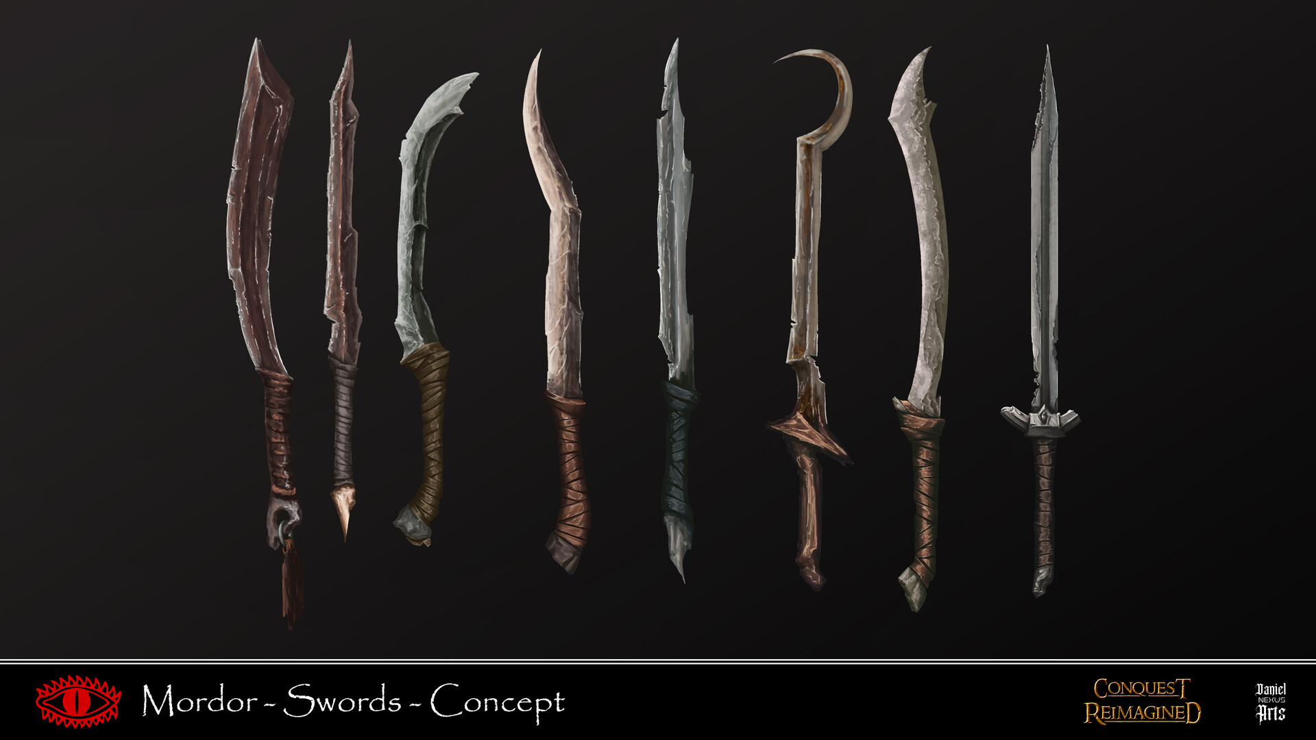 Daniel Perez - Mordor Weapon Set - Lotr Conquest Reimagined