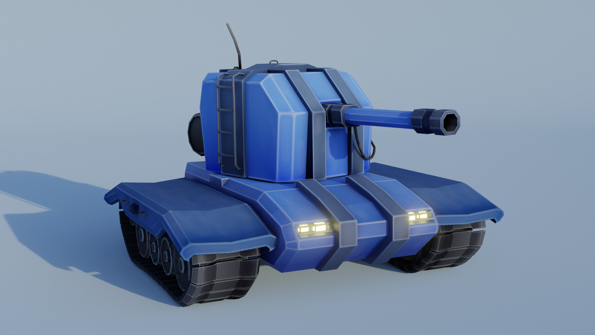 ArtStation - Low Poly Stylized Tank