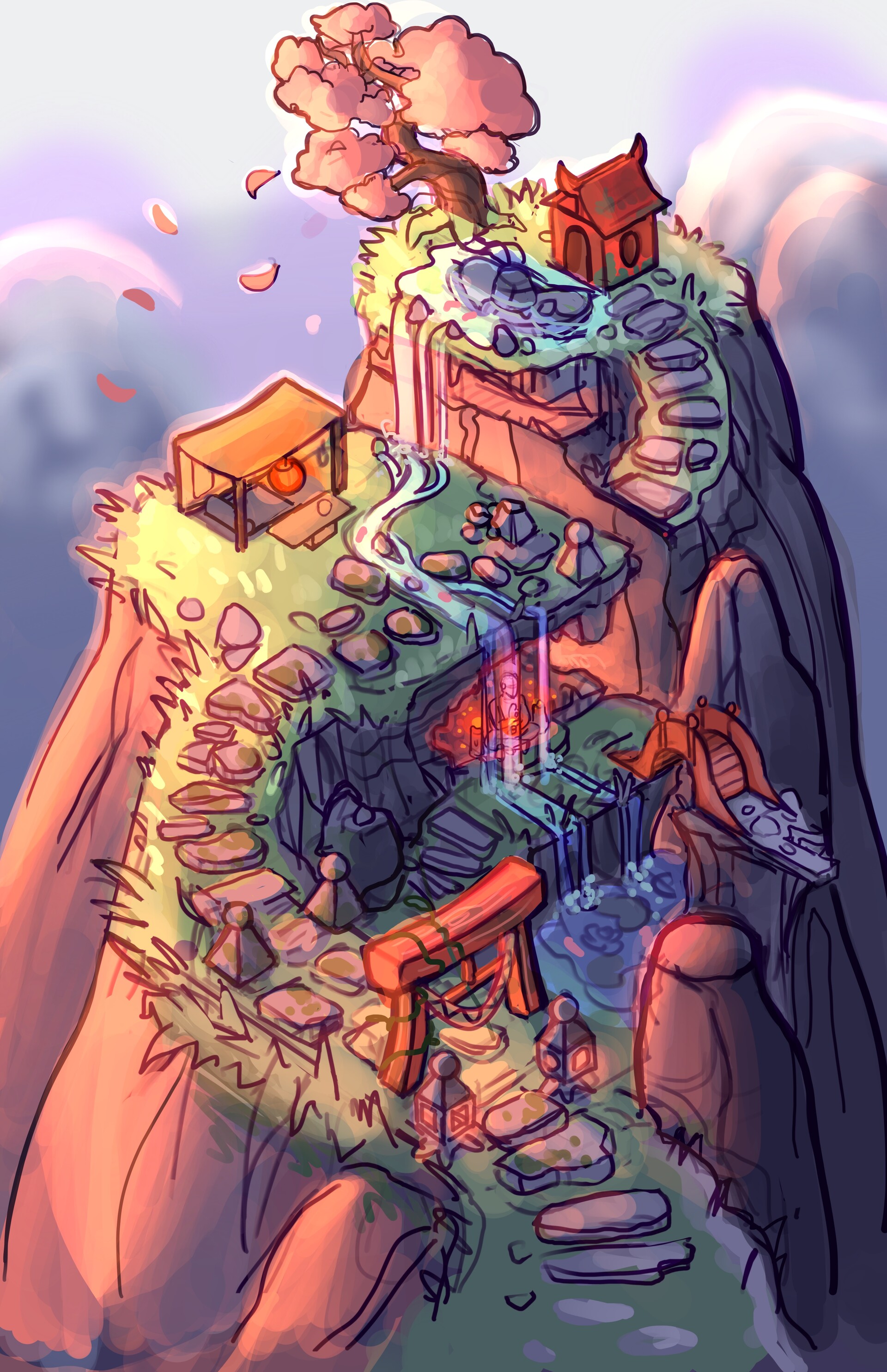 ArtStation - Isometric Landscape Design
