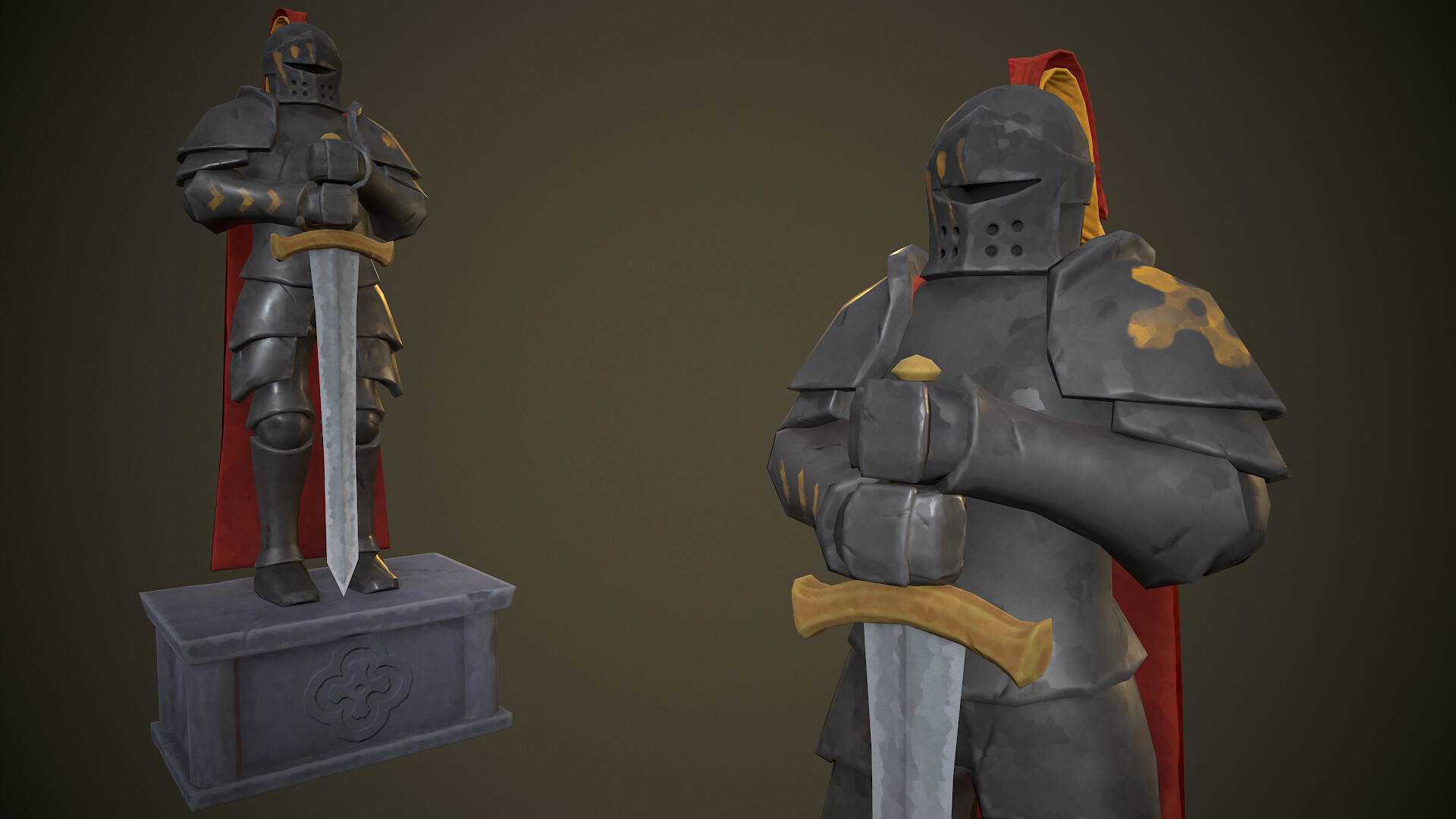 ArtStation - Knight statue