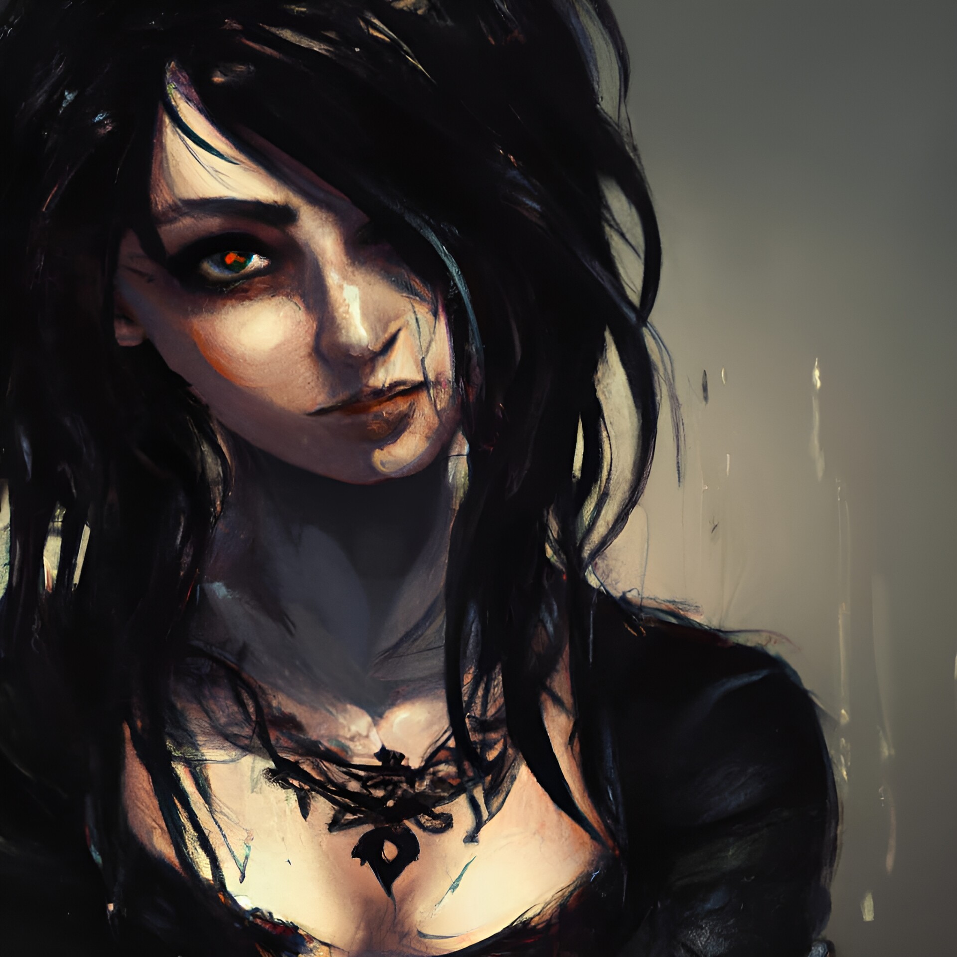ArtStation - Goth girl