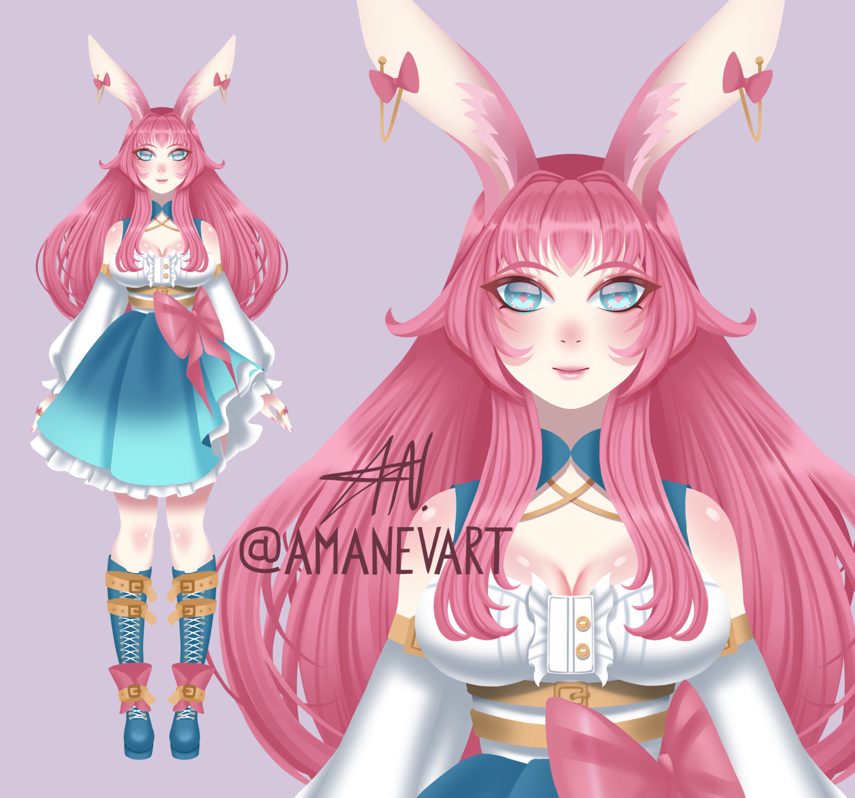 ArtStation - Mandy Snows Vtuber Project