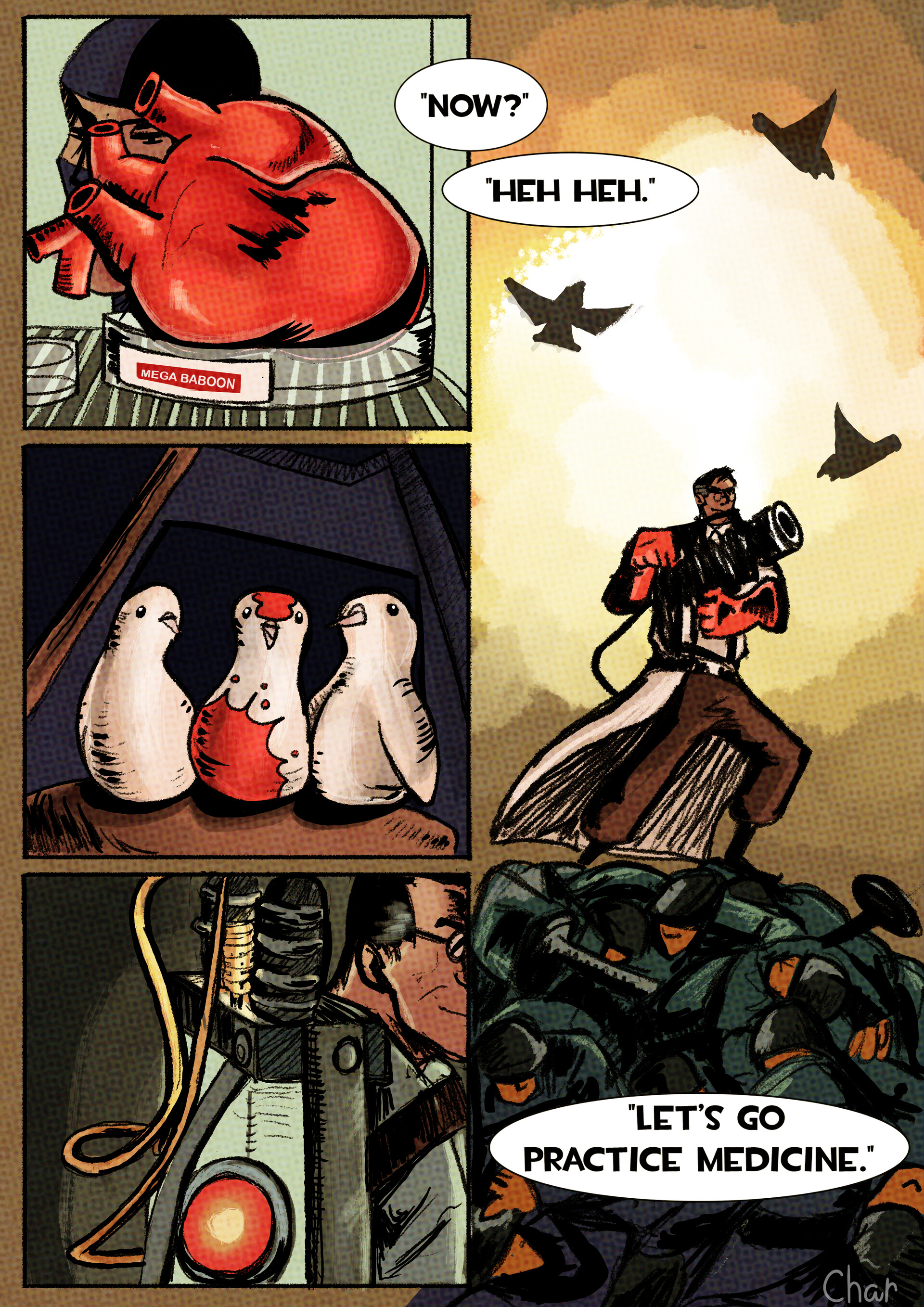 ArtStation - Meet the Medic Tribute