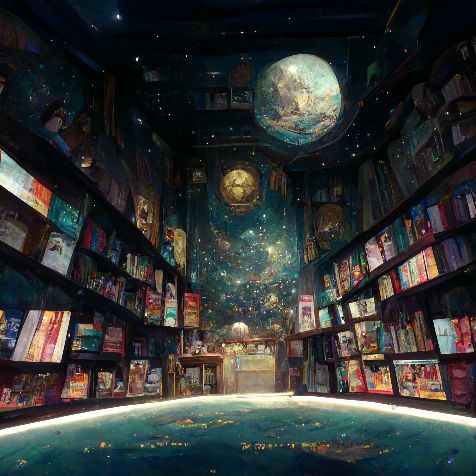 ArtStation - Interior of Planetarium 2