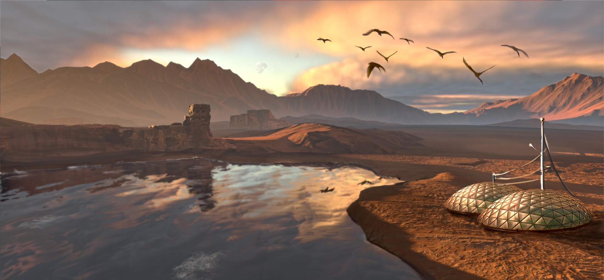 ArtStation - Tranquil Mars