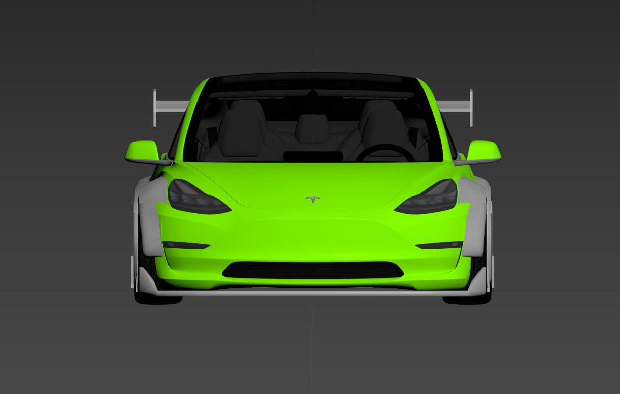 ArtStation - Model 3 Widebody Kit