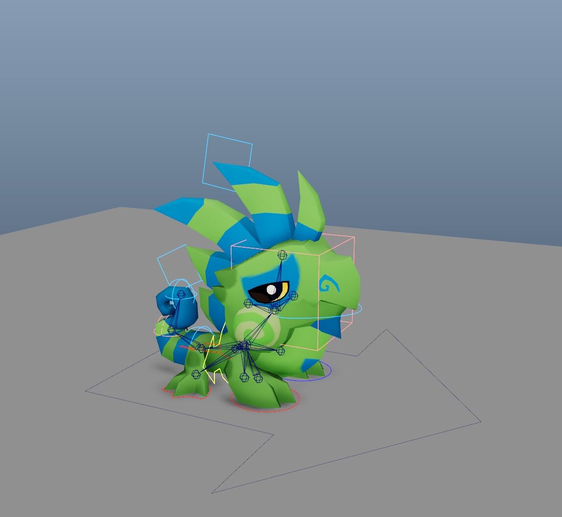 Mitchell Henrie - Pet Iguana Rig and Animation