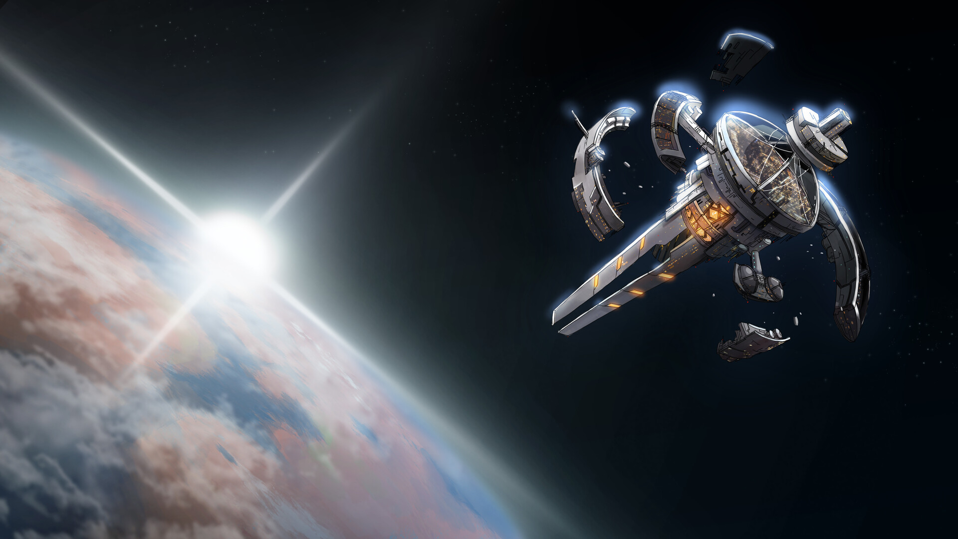 ArtStation - Backgrounds for short animation project