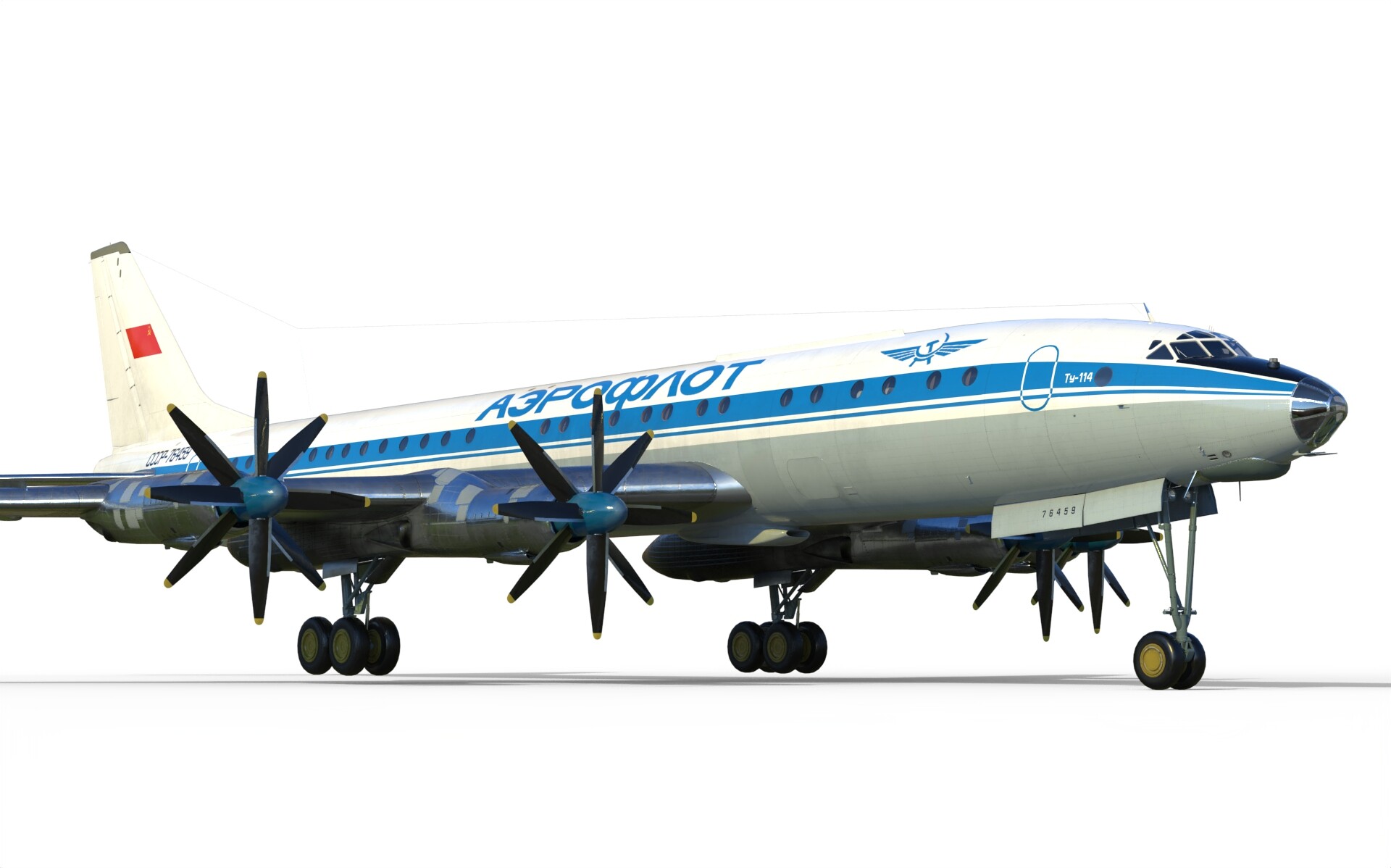 Tim Samedov - Tupolev Tu-114 3D model