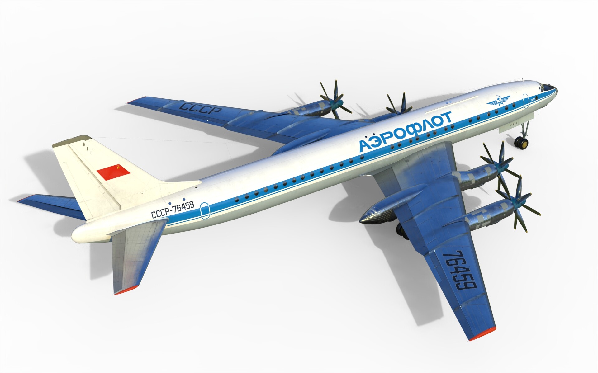 Tim Samedov - Tupolev Tu-114 3D model