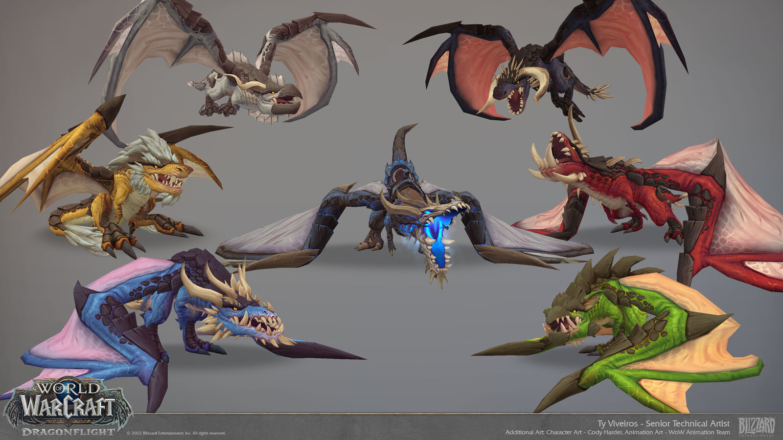 Ty Viveiros - World of Warcraft: Dragonflight - Dragon Smooth Skinning