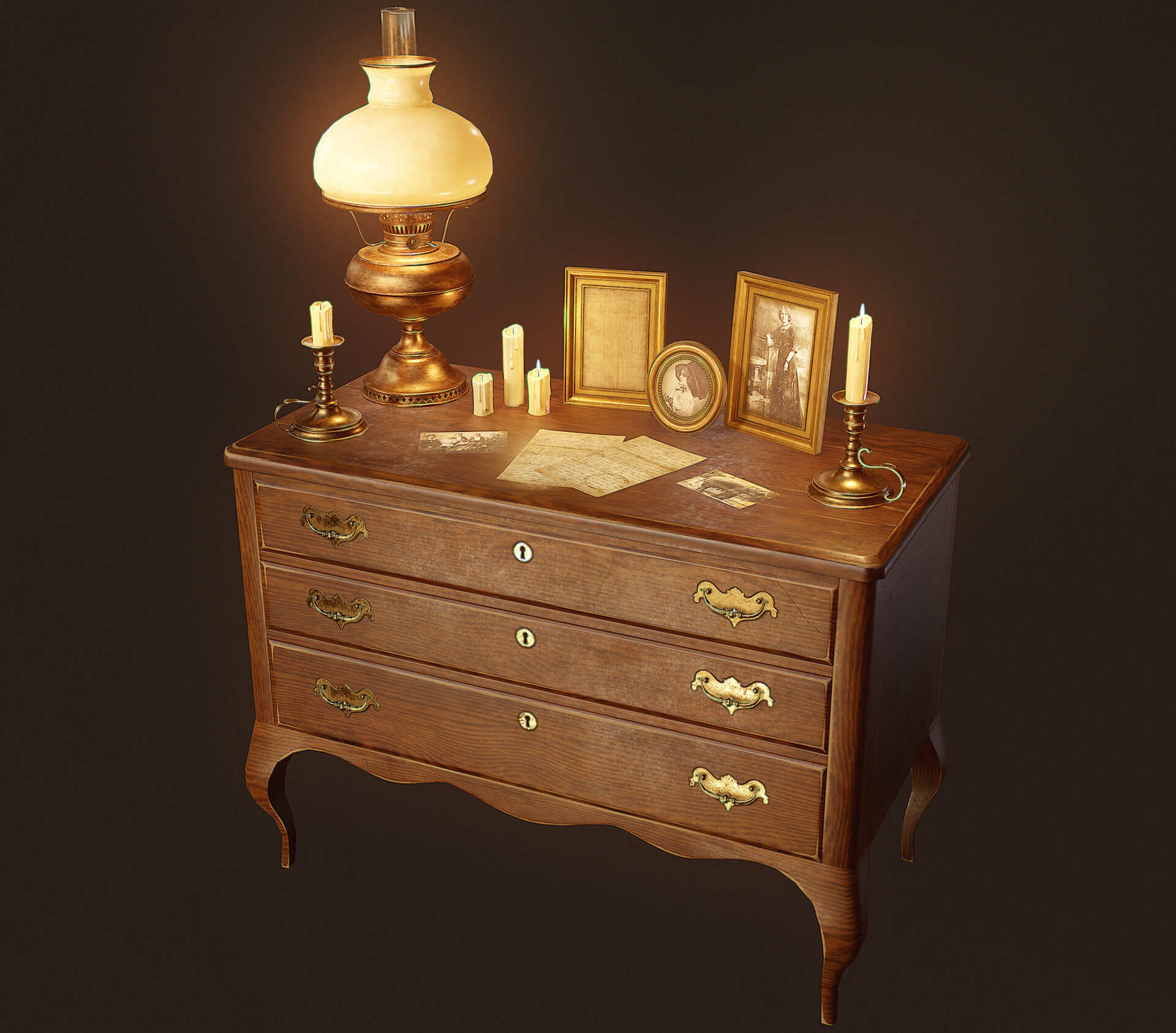 Tatiana Gladkaya - Victorian Bedroom Furniture Props