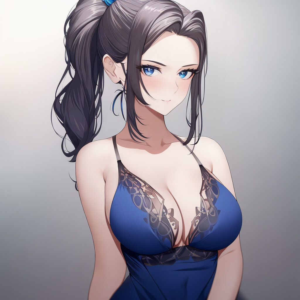 ArtStation - AI arts ponytail