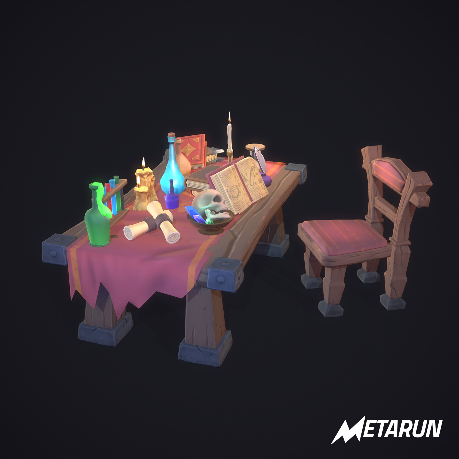 ArtStation - Stylized table