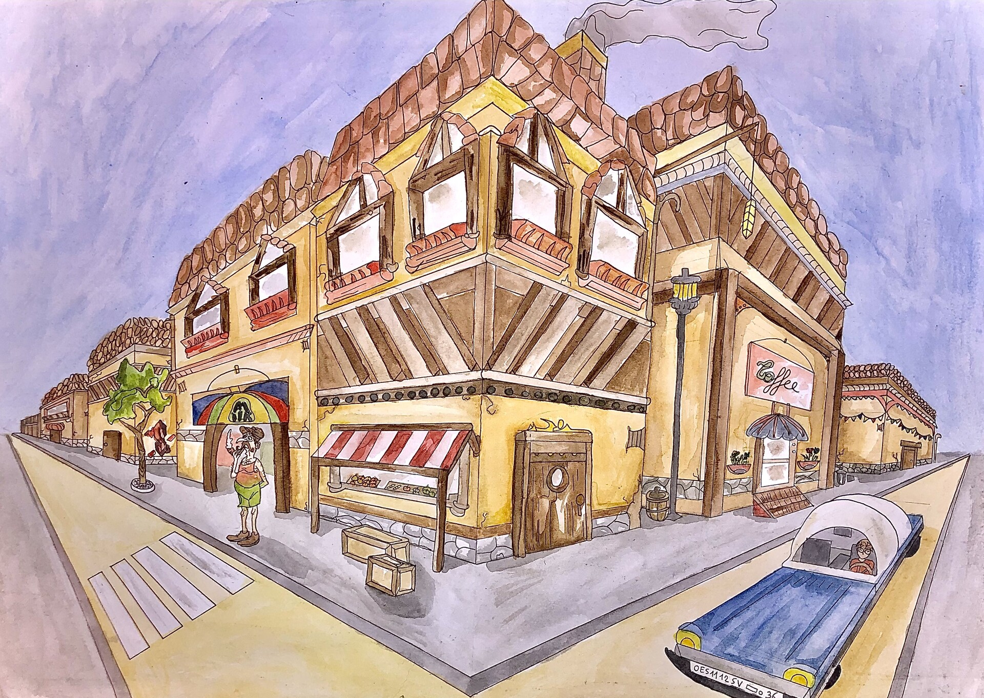 ArtStation - The small remote village