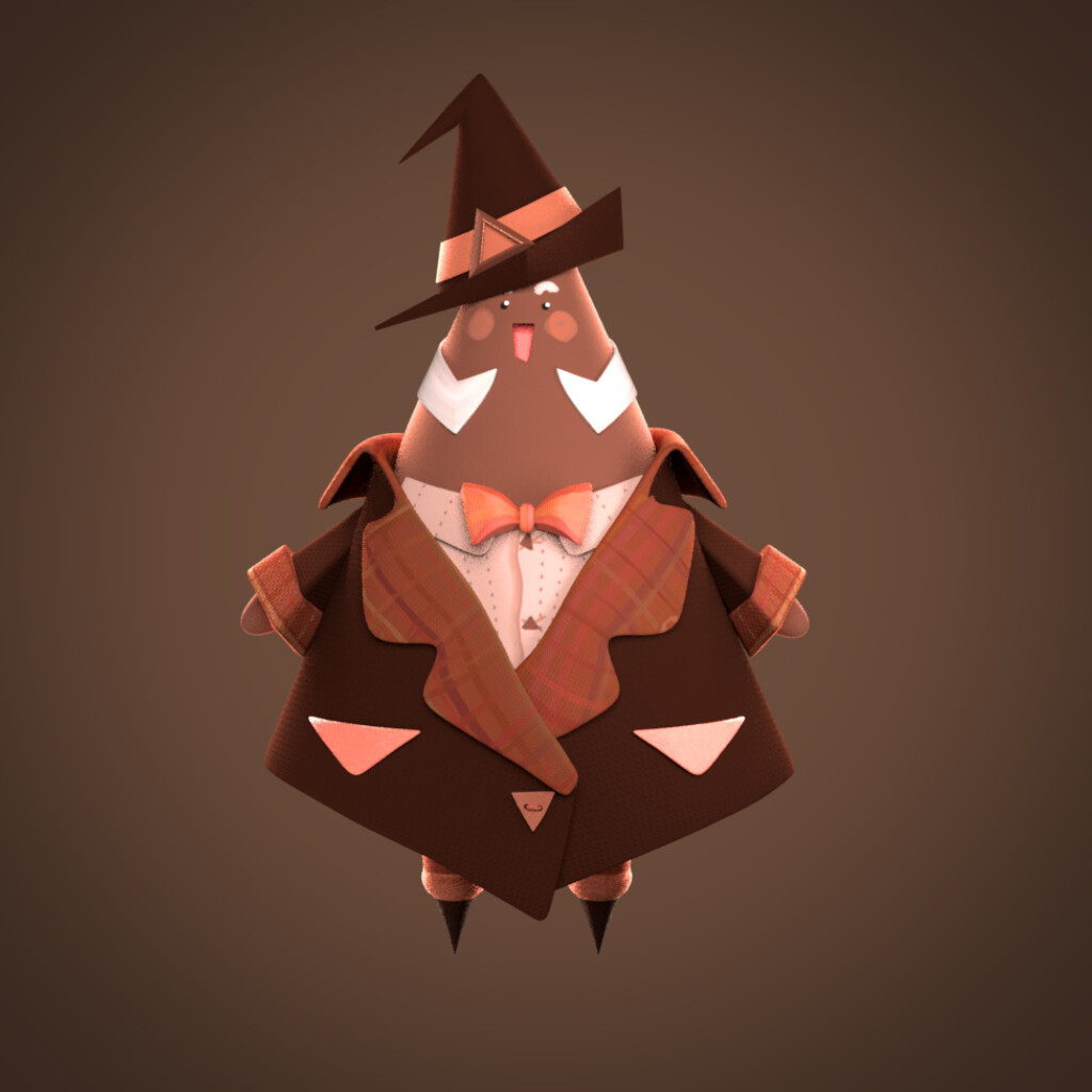 ArtStation - Triangle Pilgrim - Modeling project