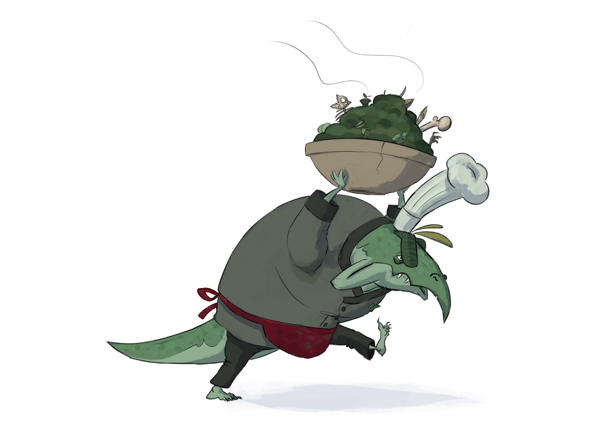 ArtStation - Lizard Cheff Character Design