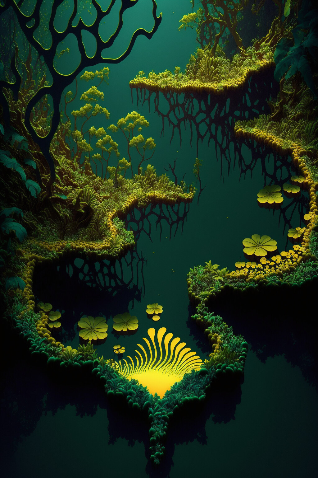 ArtStation - Fractal forest