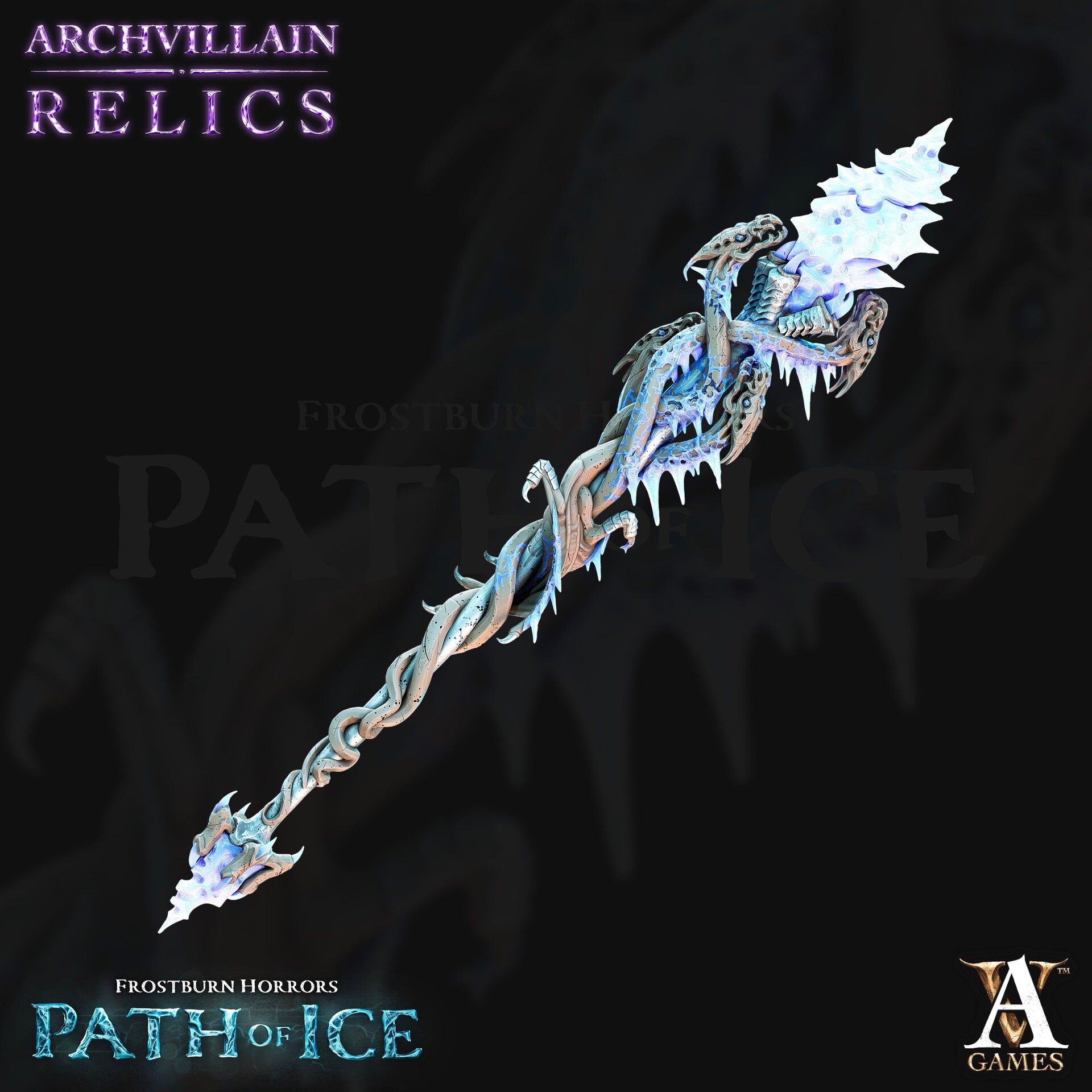 ArtStation - Icewyrm Wand - Frostburn Horrors: Path of Ice