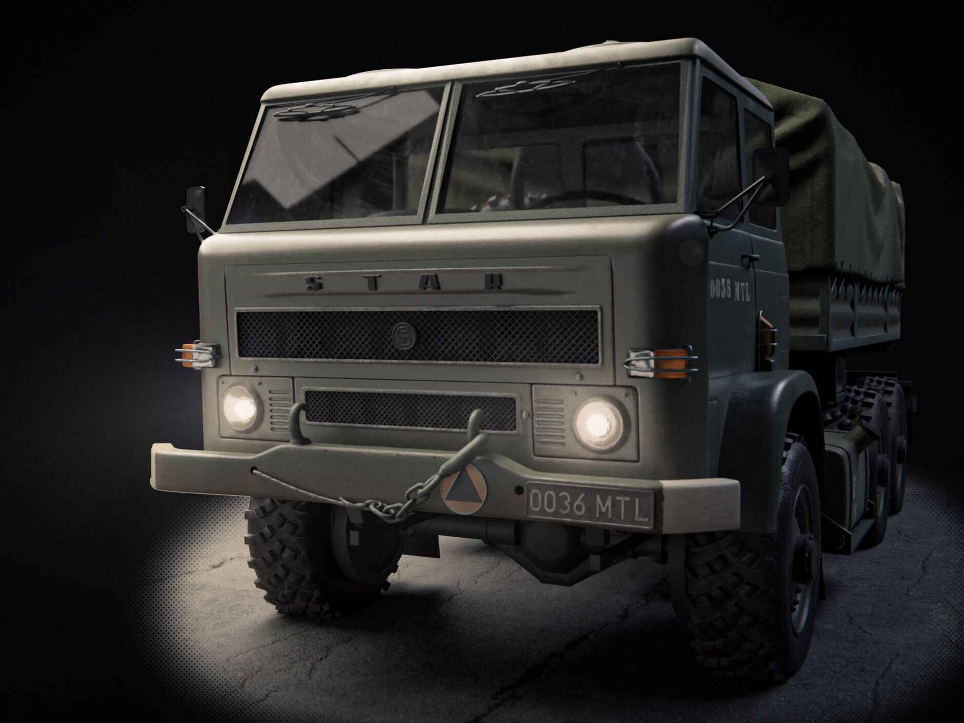 ArtStation - FSC Star 266 (1973) - Heavy Vehicle