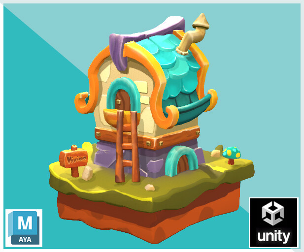 ArtStation - Stylized Mobile game asset