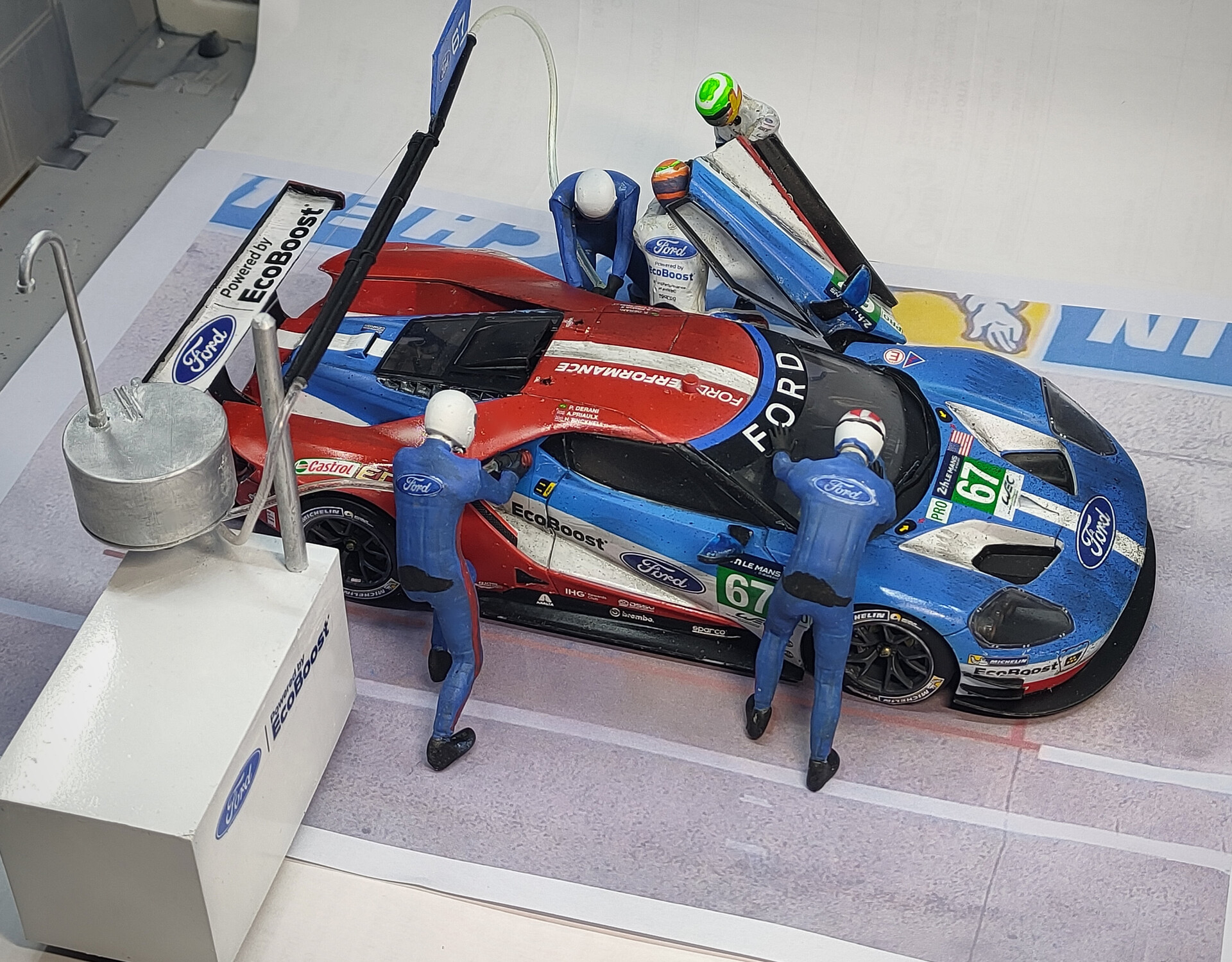 ArtStation - 1/24 Ford GT Le Mans 2017 diorama