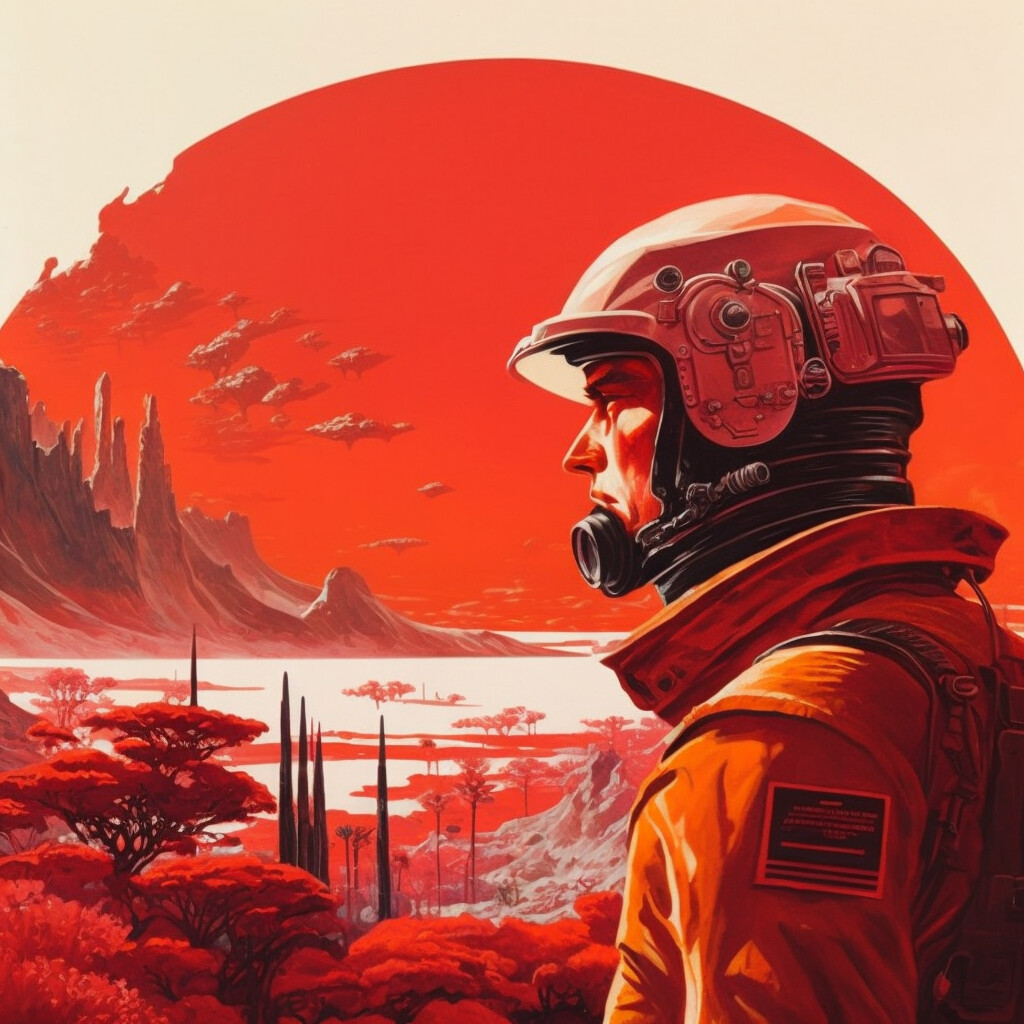 ArtStation - Retrofuturistic landscape art 43