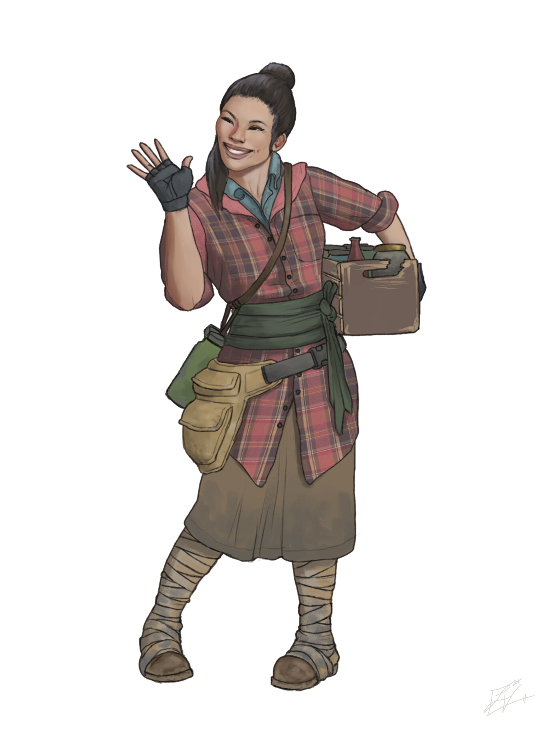 Lucas Ventura - Kelly - Post-apocalyptic NPC (An Experiment)