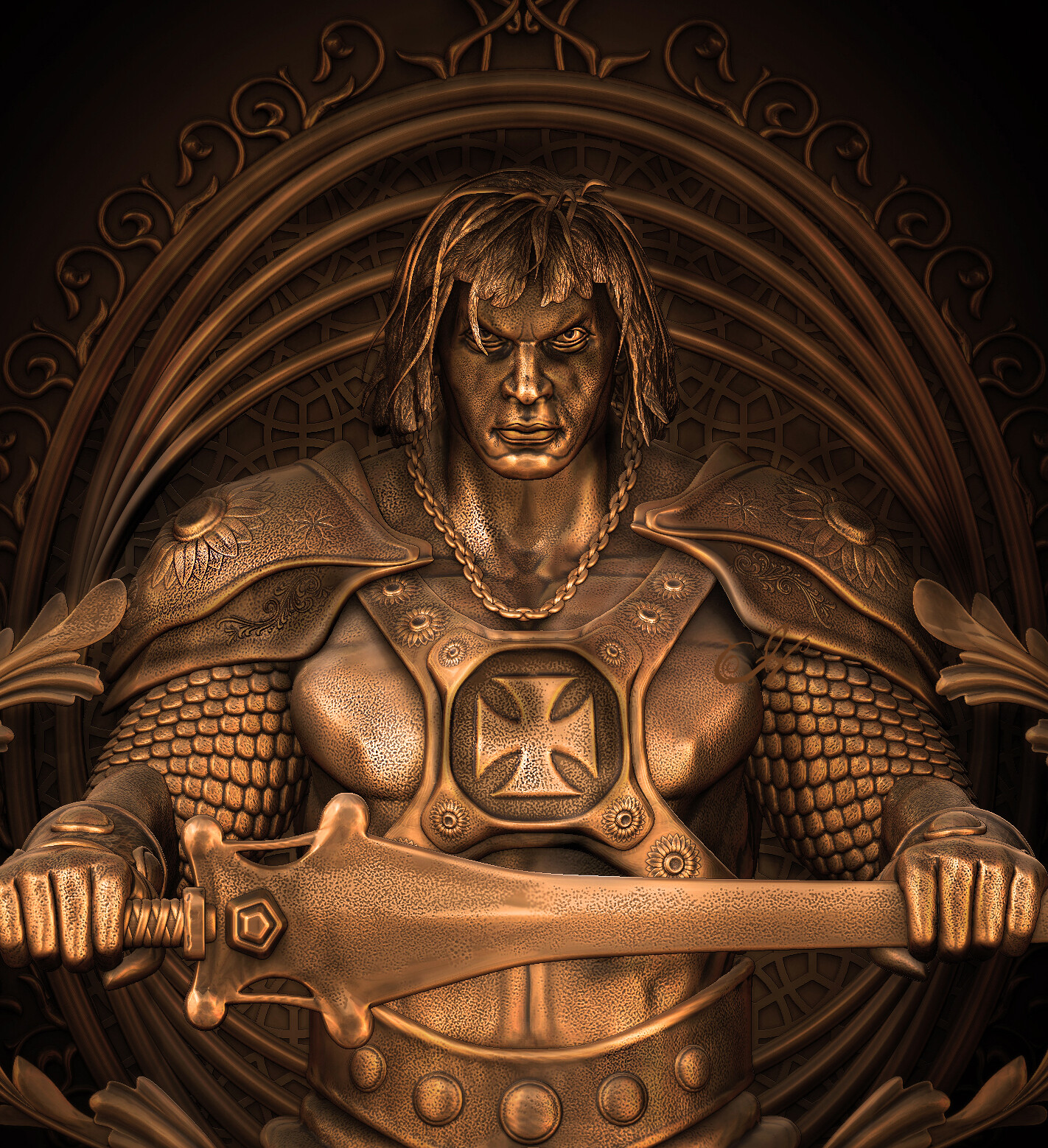 ArtStation - HE - MAN !- Digital Sculpture by Surajit Sen