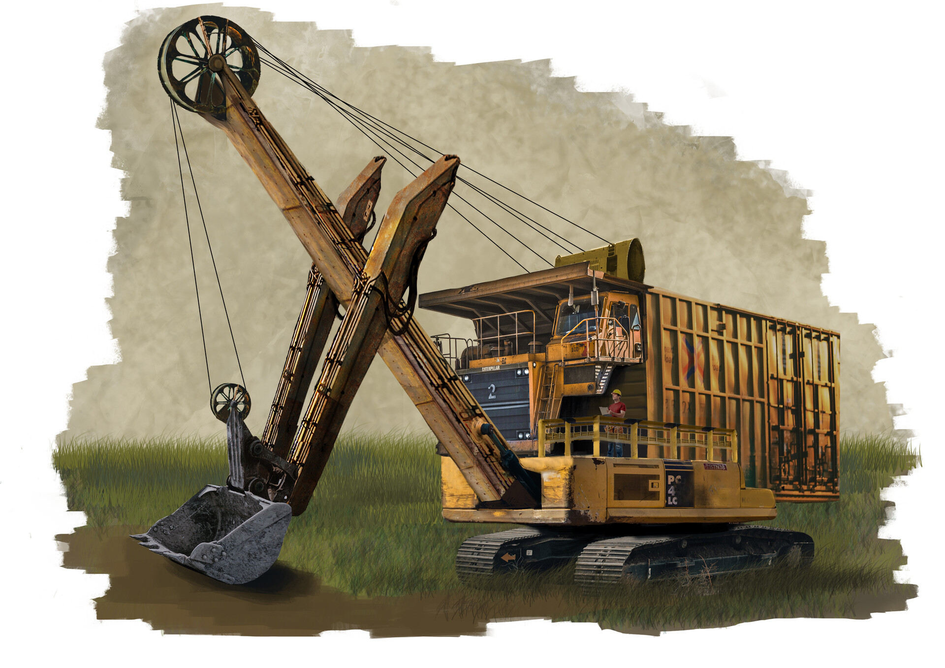 ArtStation - Photobashing of post-apocalyptic machine