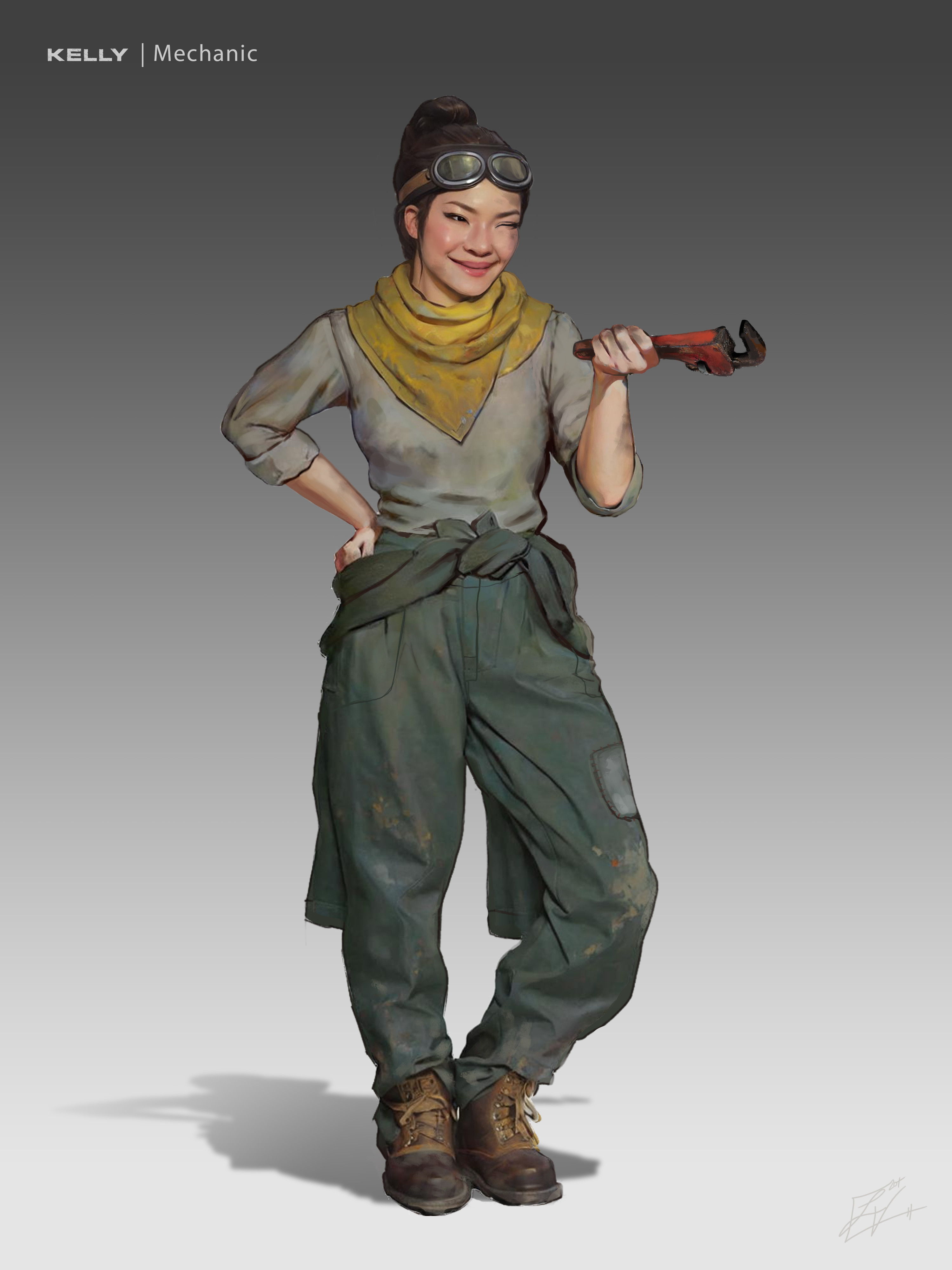 Lucas Ventura - Kelly - Post-apocalyptic NPC (An Experiment)