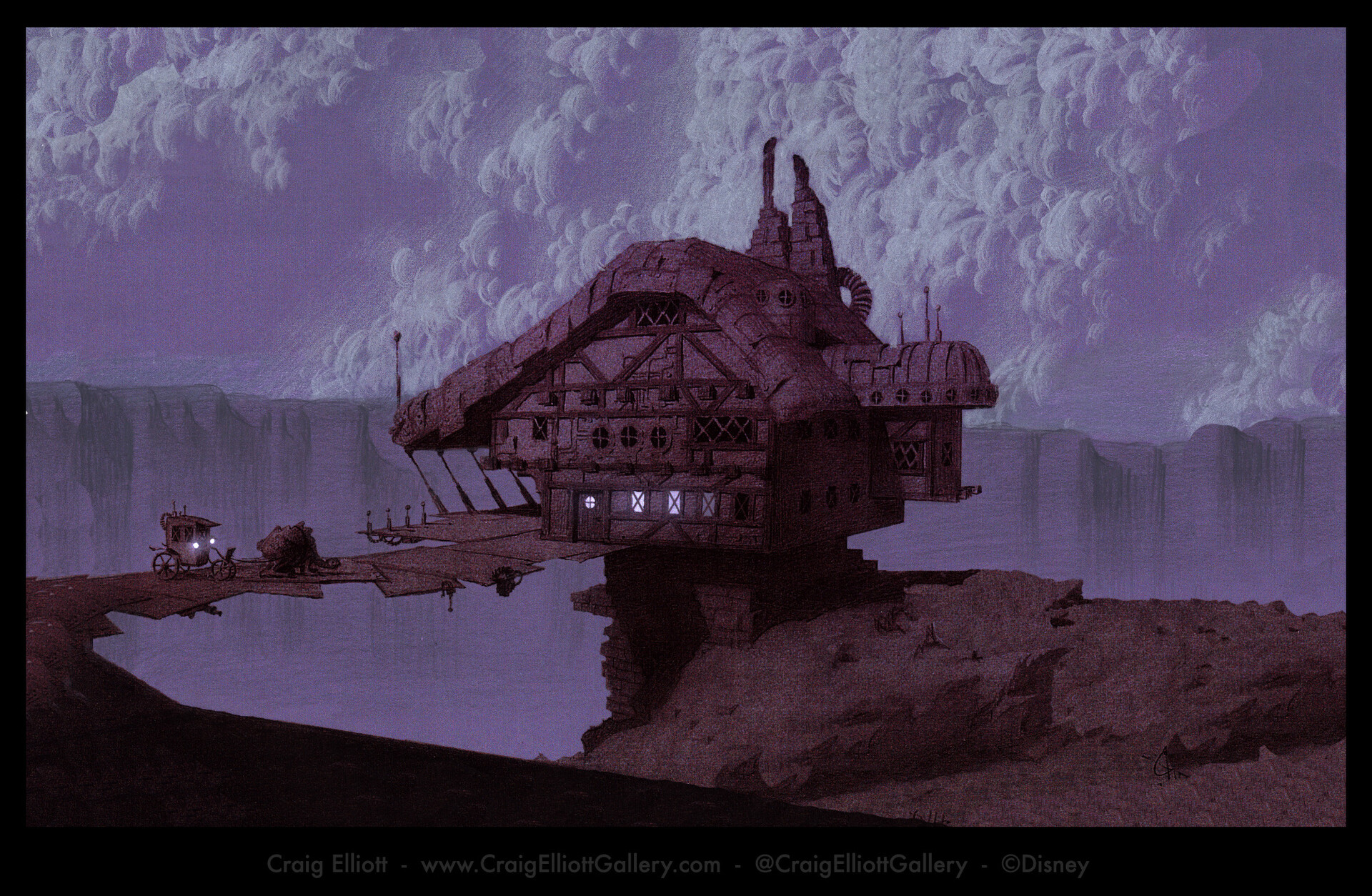 ArtStation - Treasure Planet Benbow Exterior final