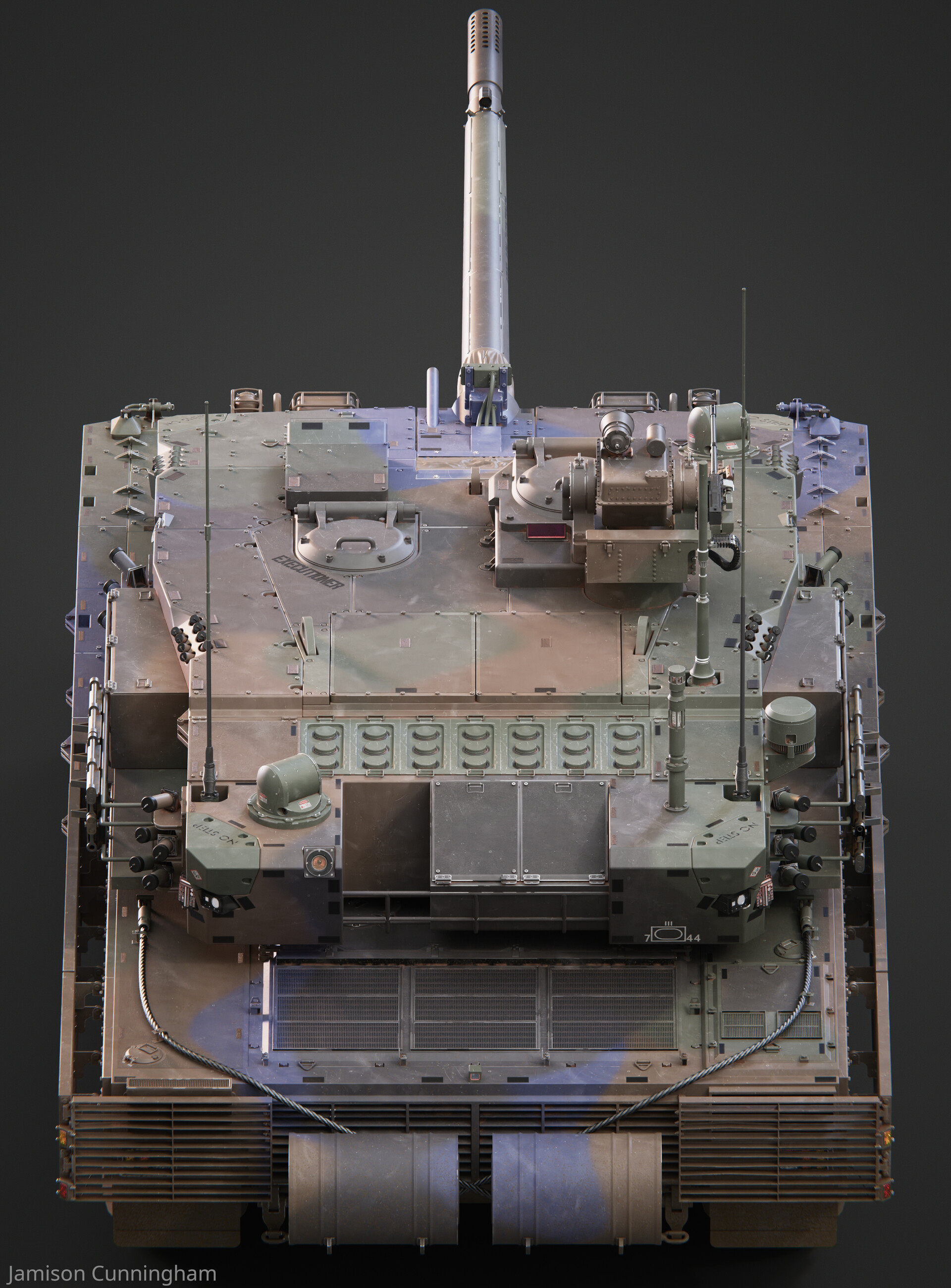 Jamison Cunningham - T22 Cataphract Tank - Studio Renders