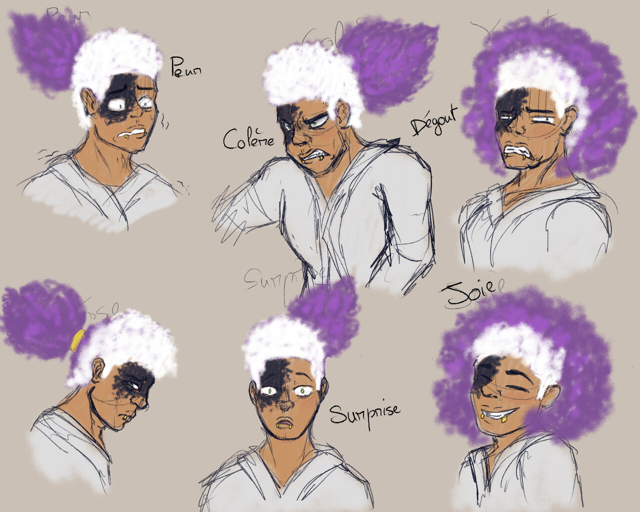 ArtStation - [2D ANIMATION] Prince's expressions