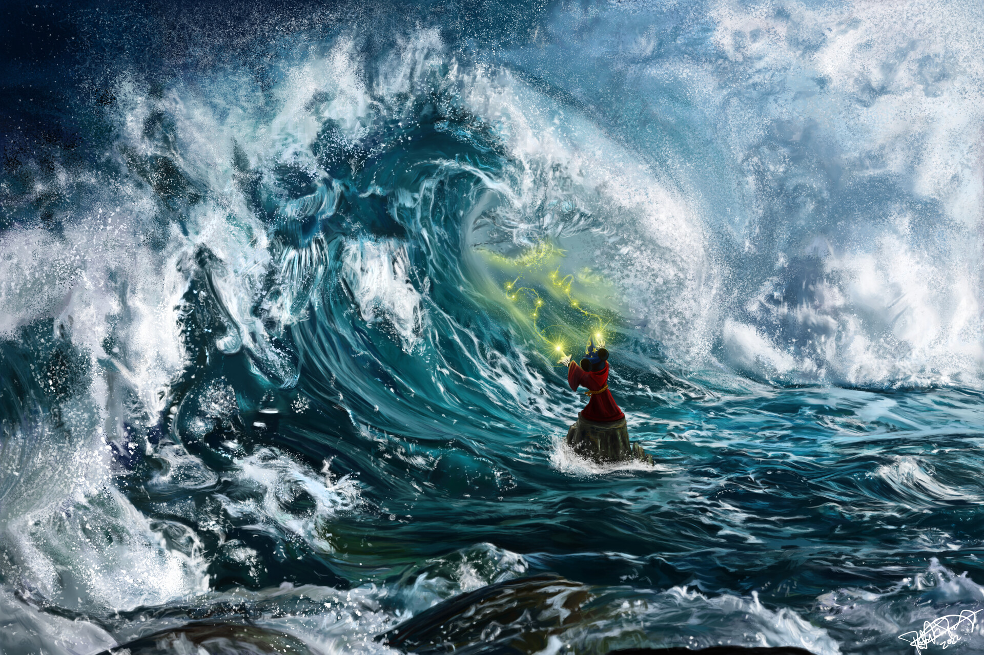 ArtStation - Good Luck, Mickey!