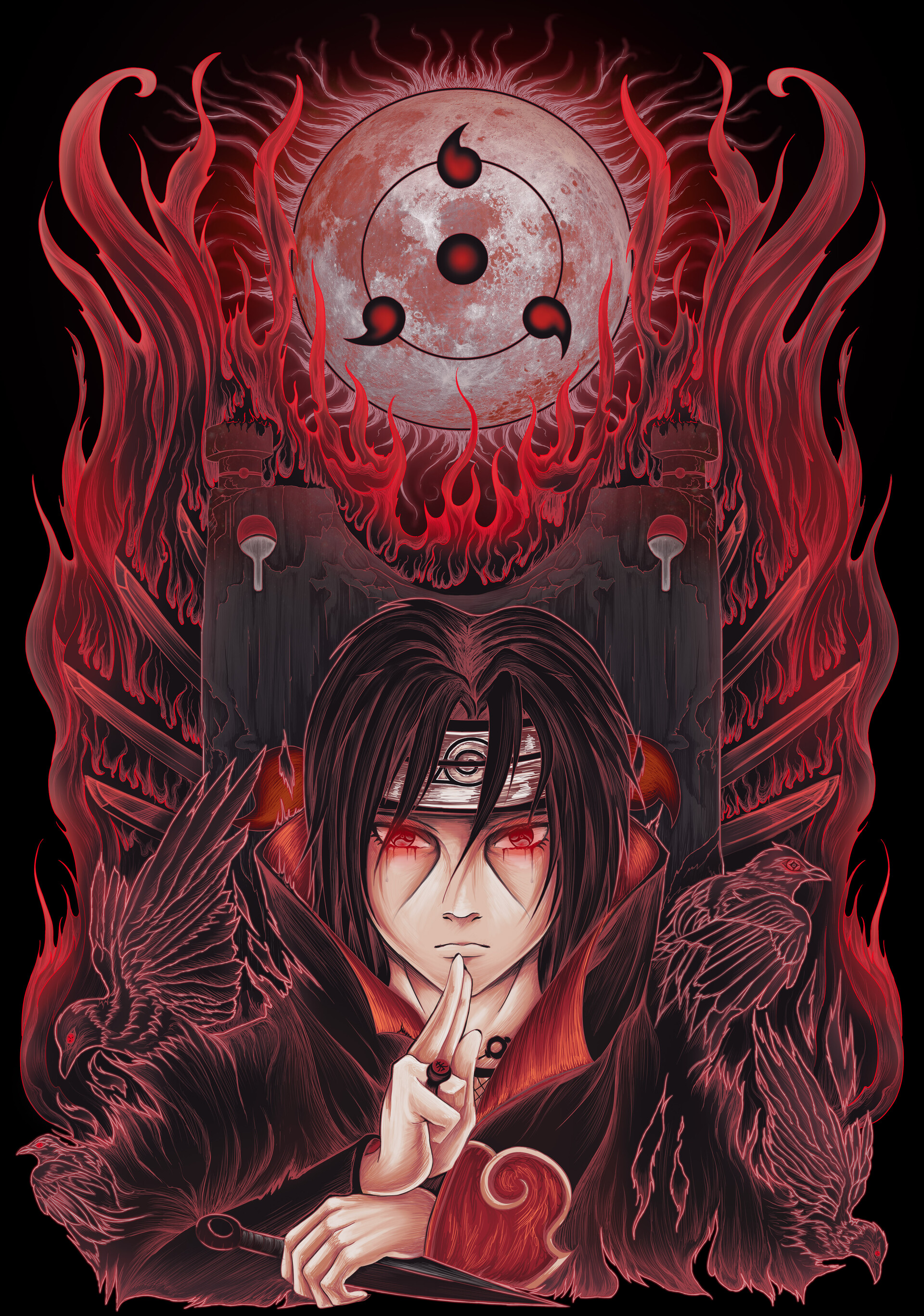 ArtStation - Uchiha Itachi