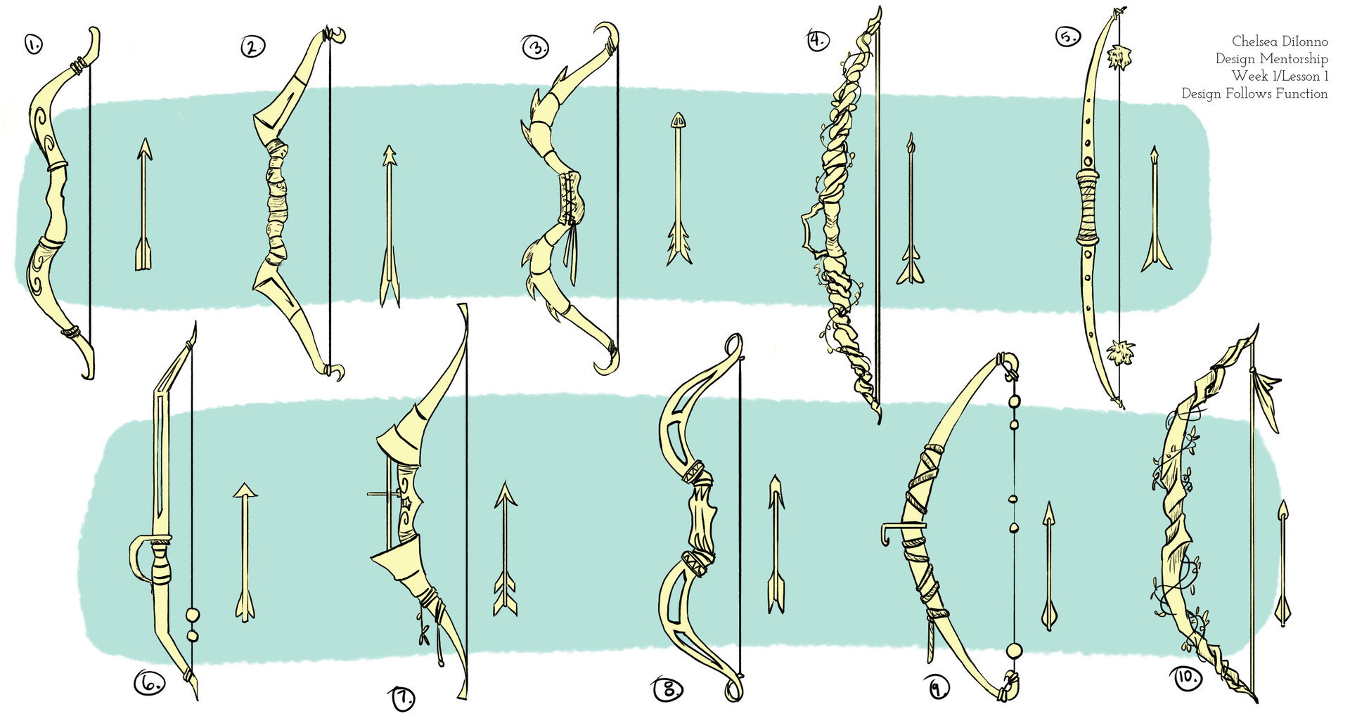 ArtStation - Bow and Arrow Concept Designs
