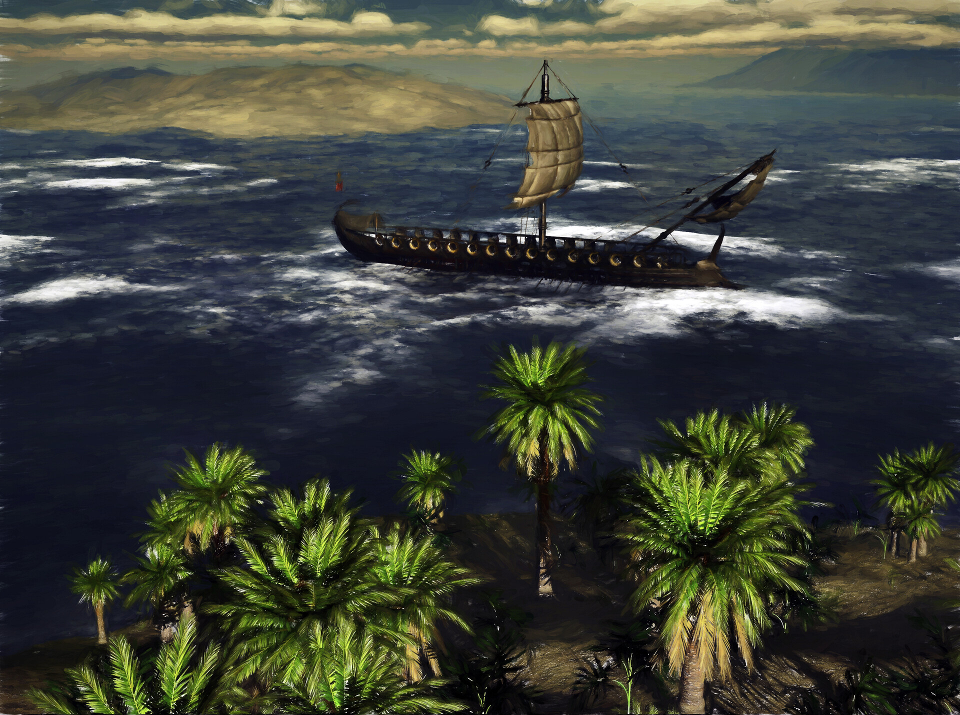 ArtStation - On the Karéjian Sea