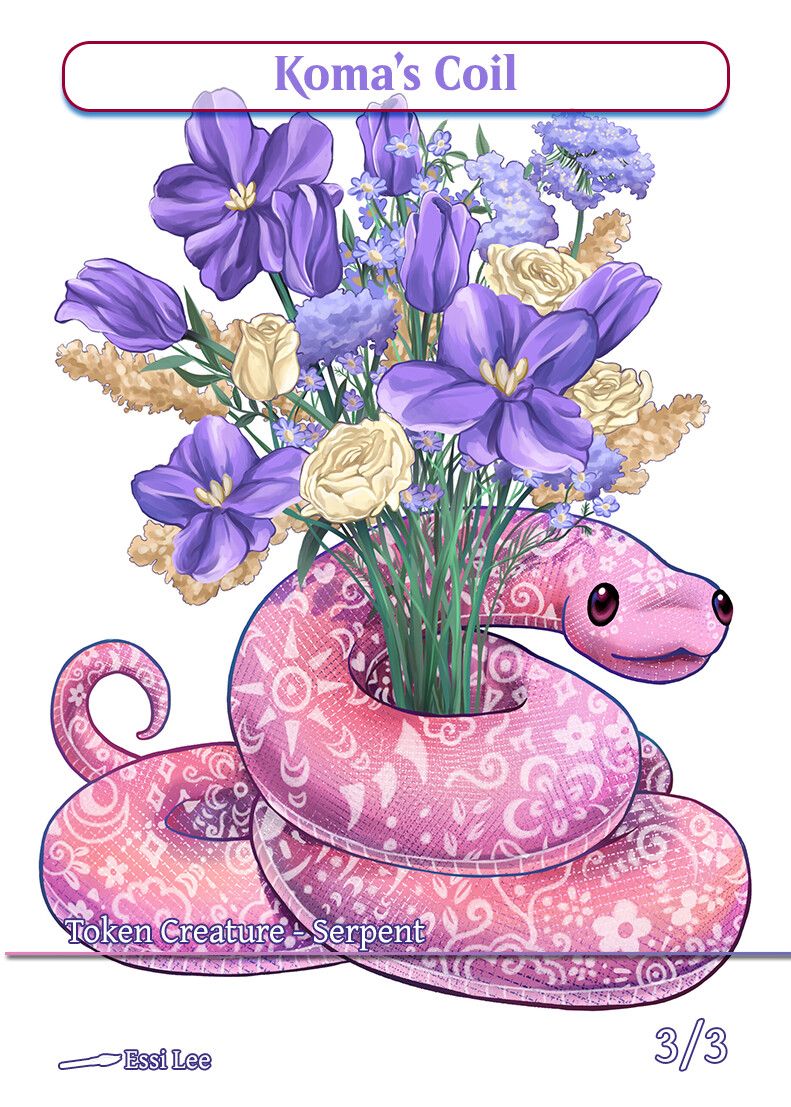 ArtStation - [MTG] Koma's Coil 1 - Etsy shop