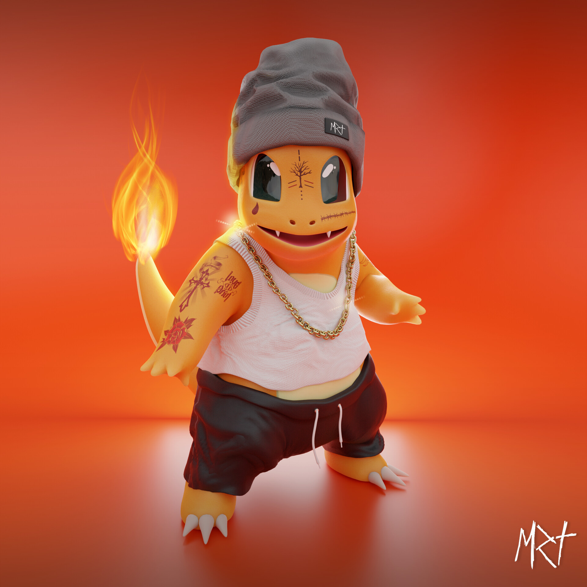 ArtStation - CHARMANDER FROM THE TRENCHES - OCT2022