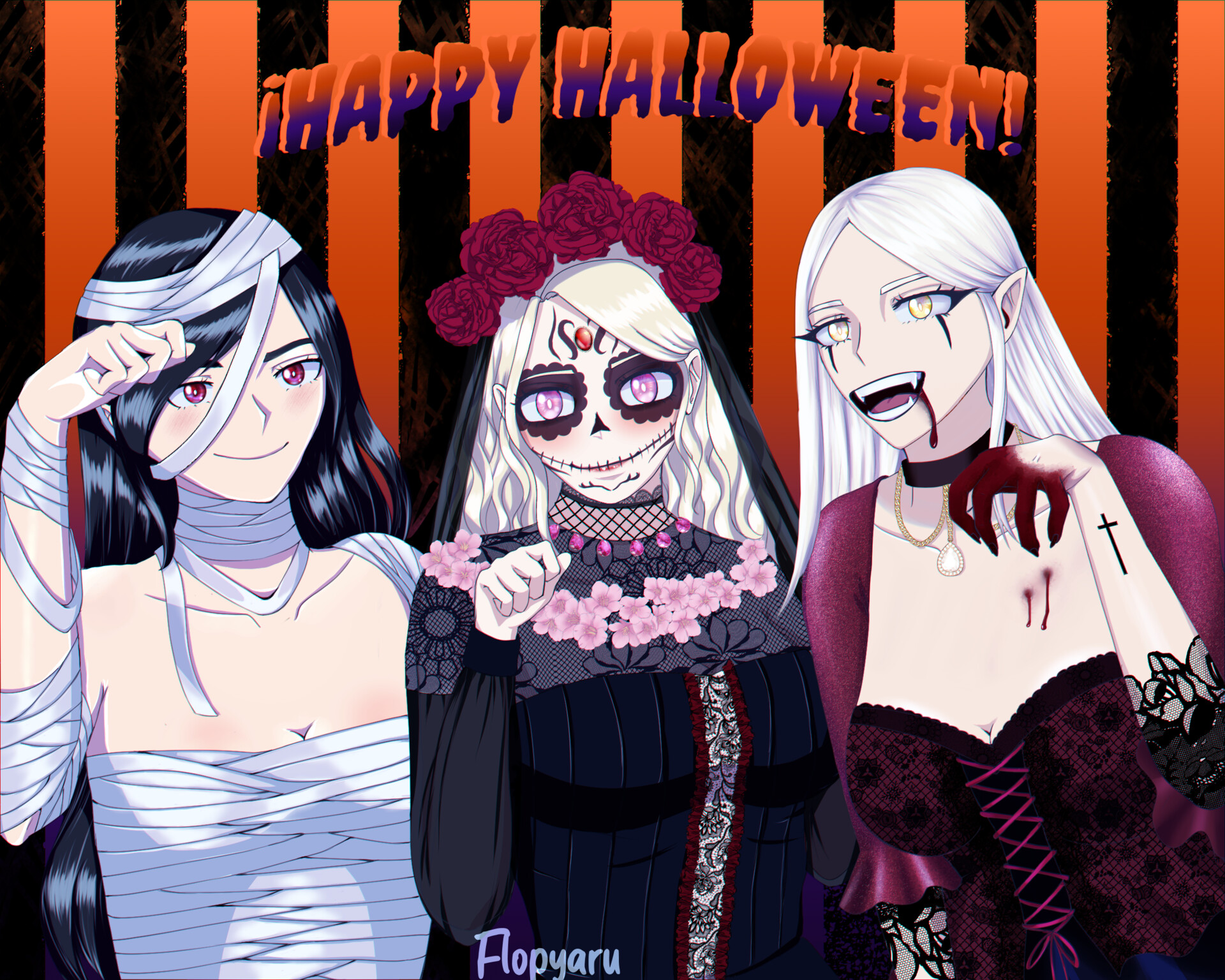 ArtStation - My BNHA/MHA Ocs - Halloween 2022