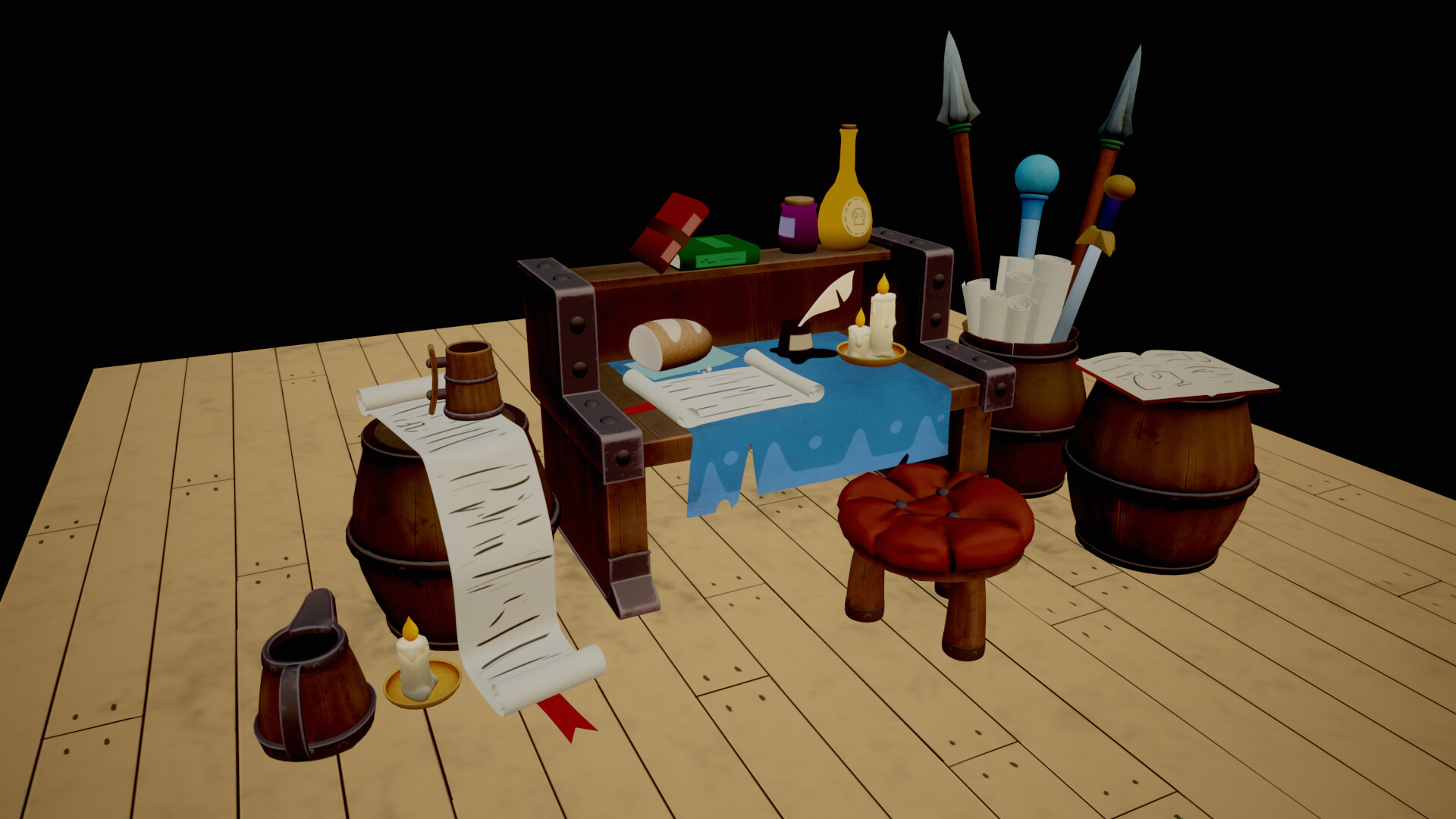 Darrien Blanchard - Scribe Desk