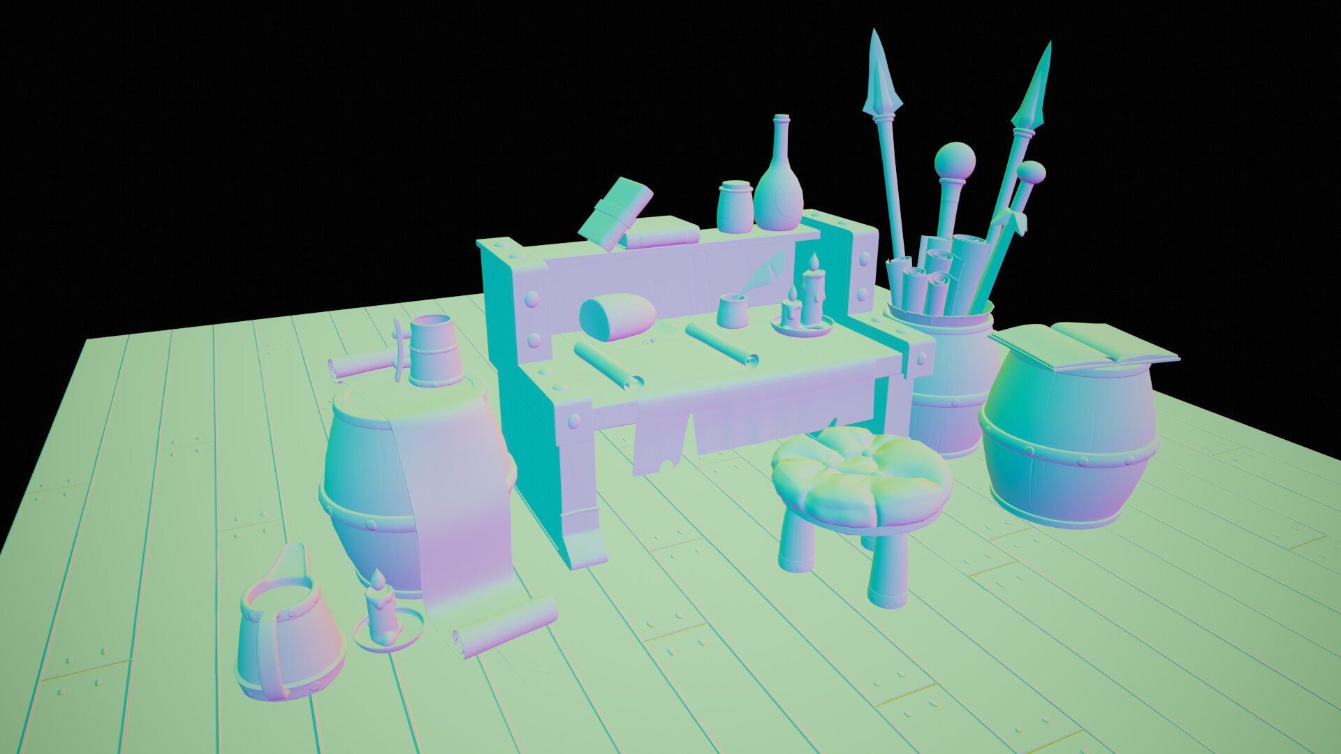 Darrien Blanchard - Scribe Desk