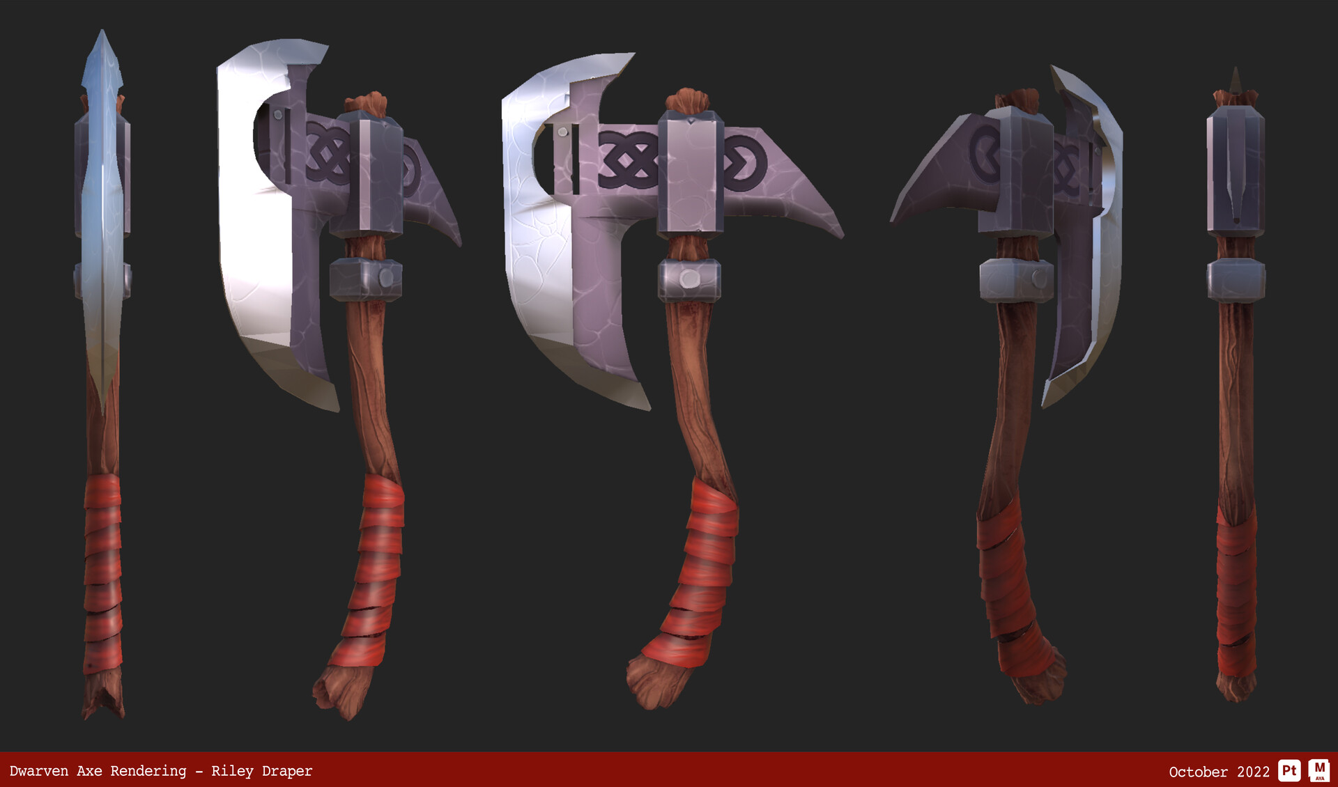 ArtStation - Dwarven Axe Render