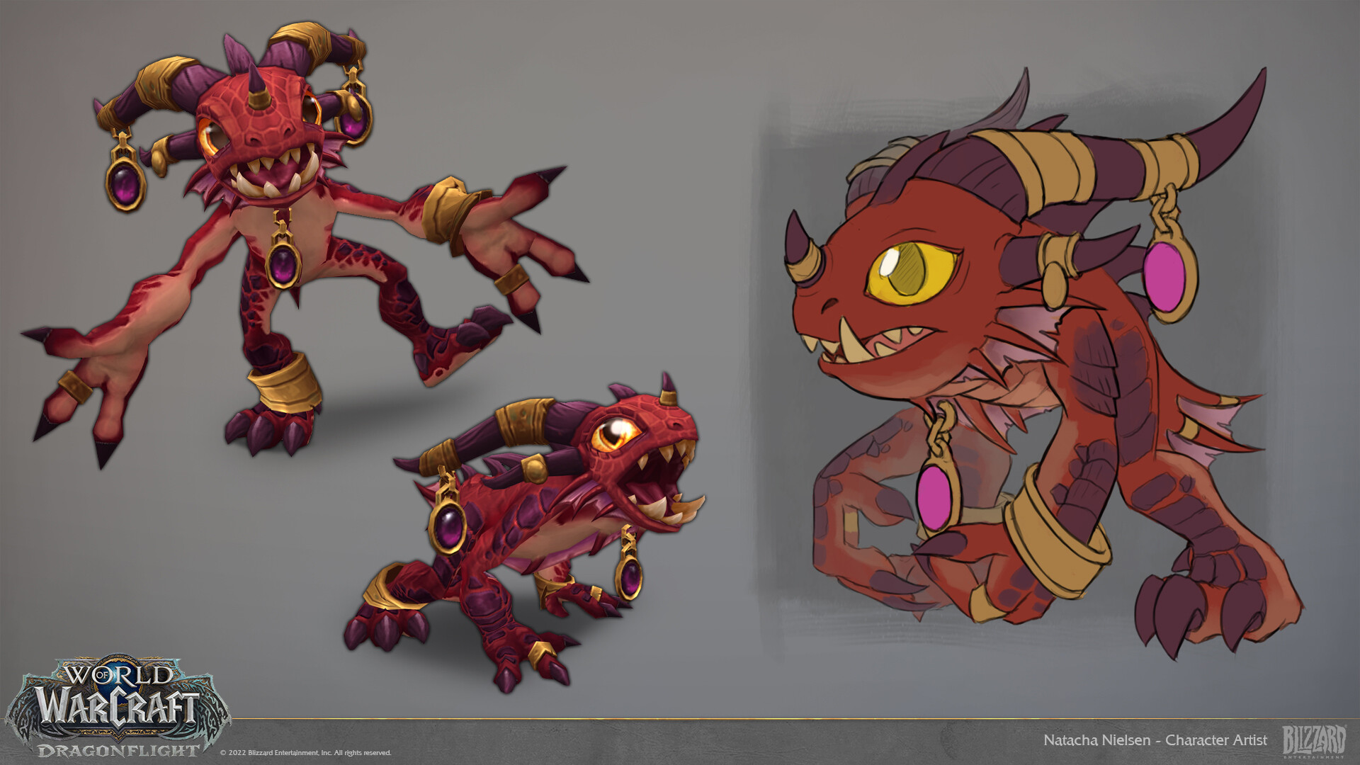Natacha Nielsen - World of Warcraft Dragonflight - Critters