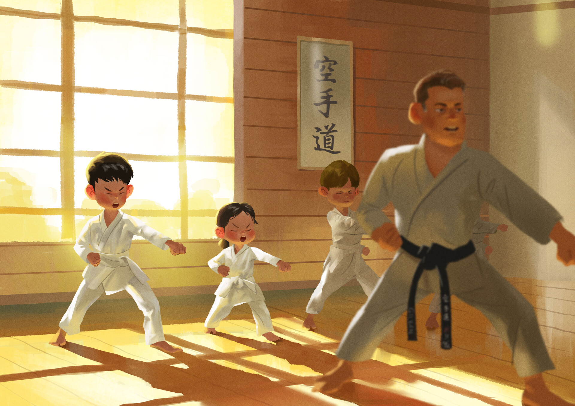 ArtStation - The Karate Kids