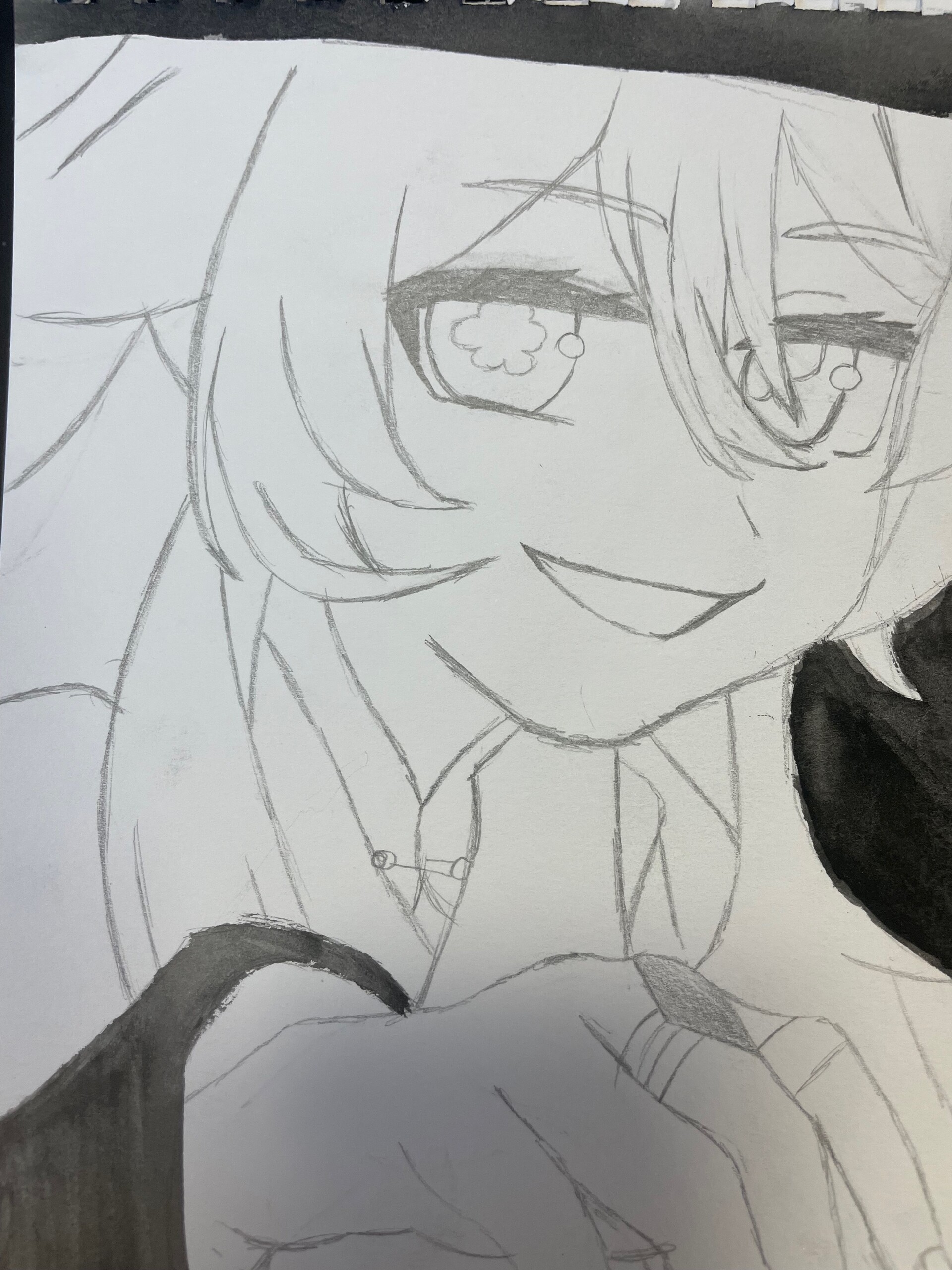 ArtStation - Hu Tao drawing