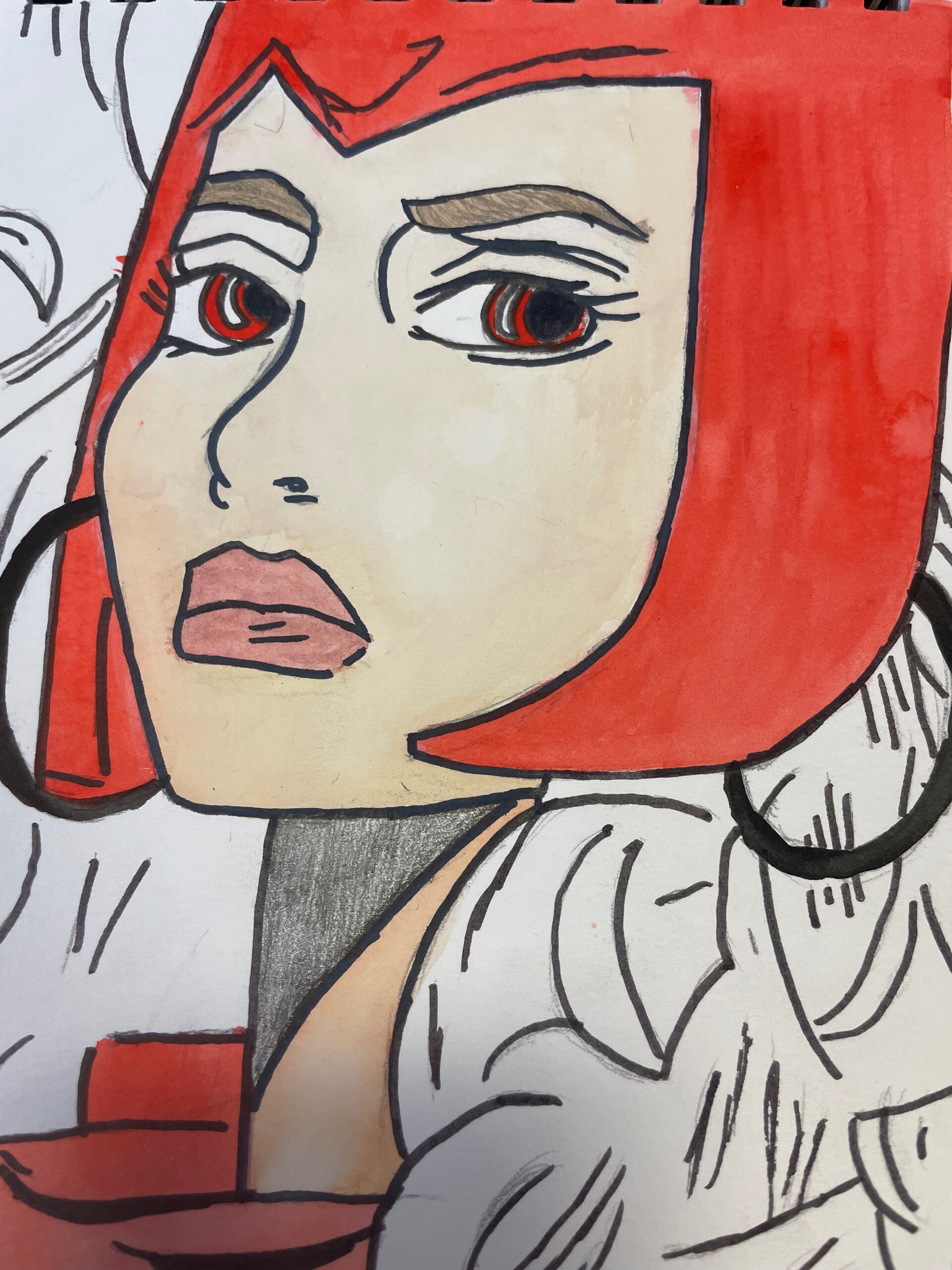 Mia Louise - Wanda Maximoff drawing