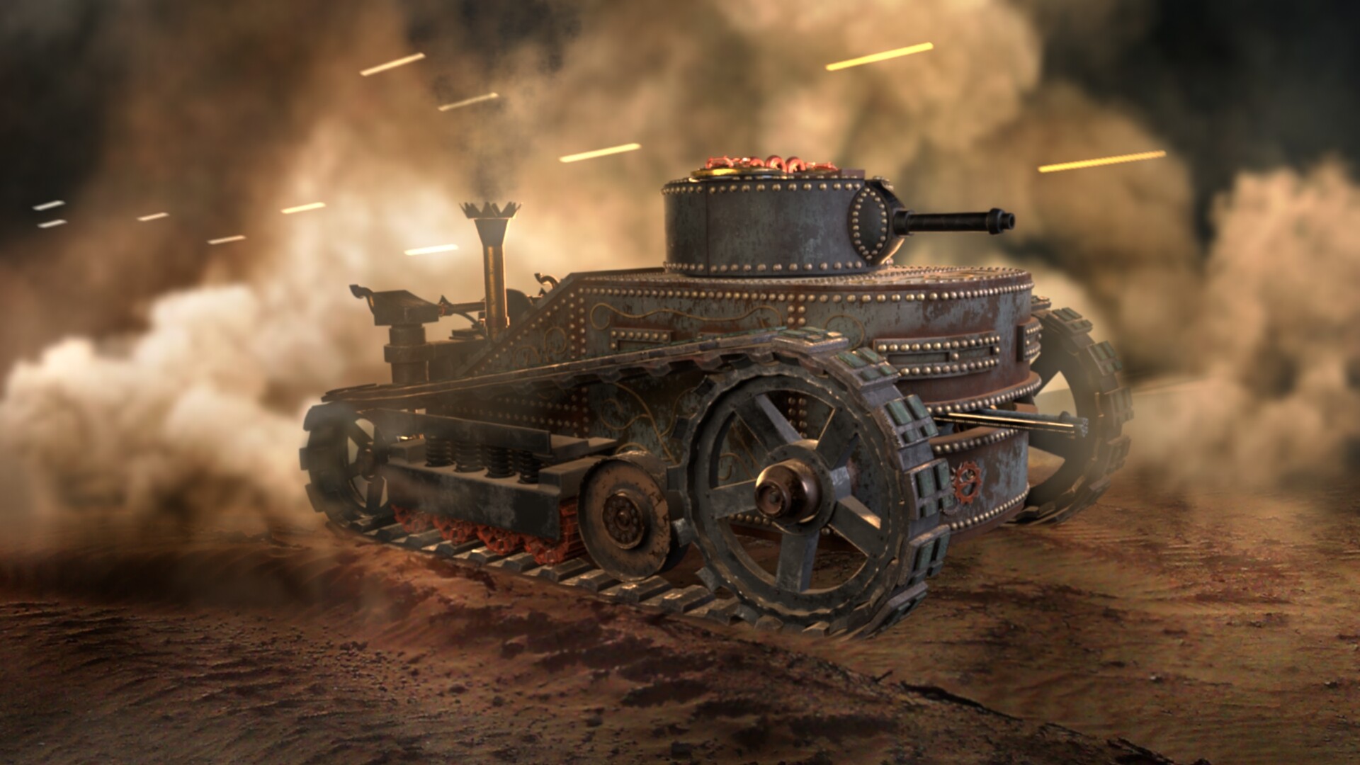 ArtStation - Steampunk Tank