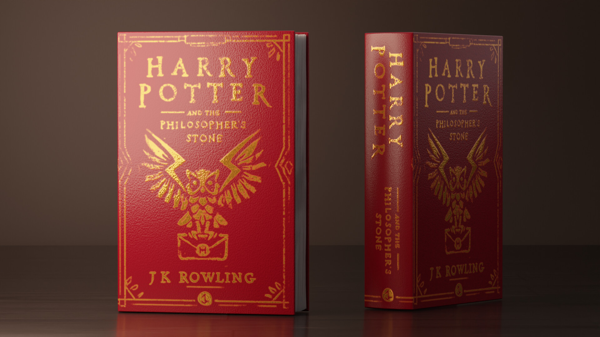 ArtStation - Digital Book Mockup - Harry Potter and the Philosopher's ...